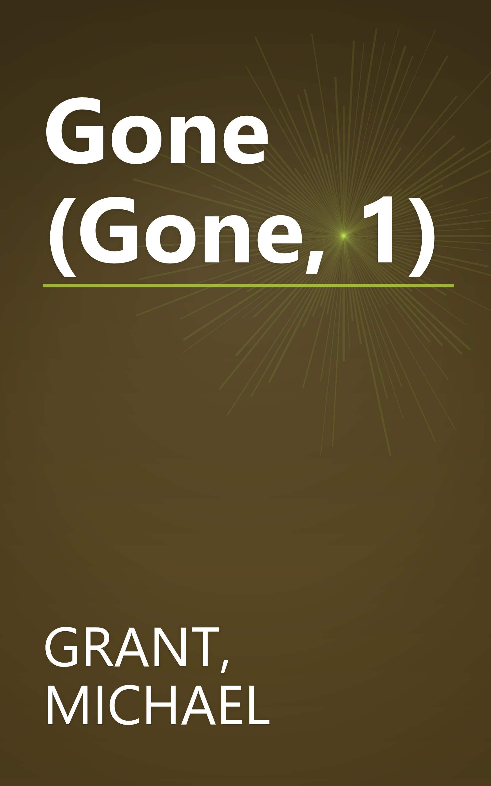 Gone (Gone, 1) book cover