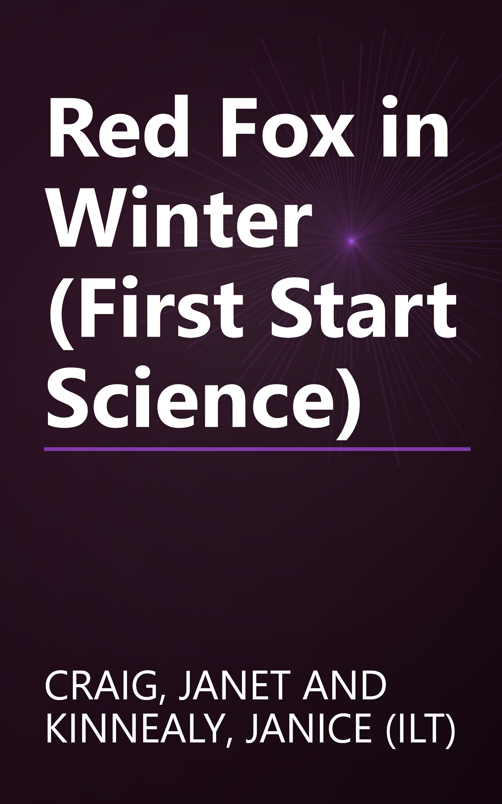 Red Fox in Winter (First Start Science) book cover