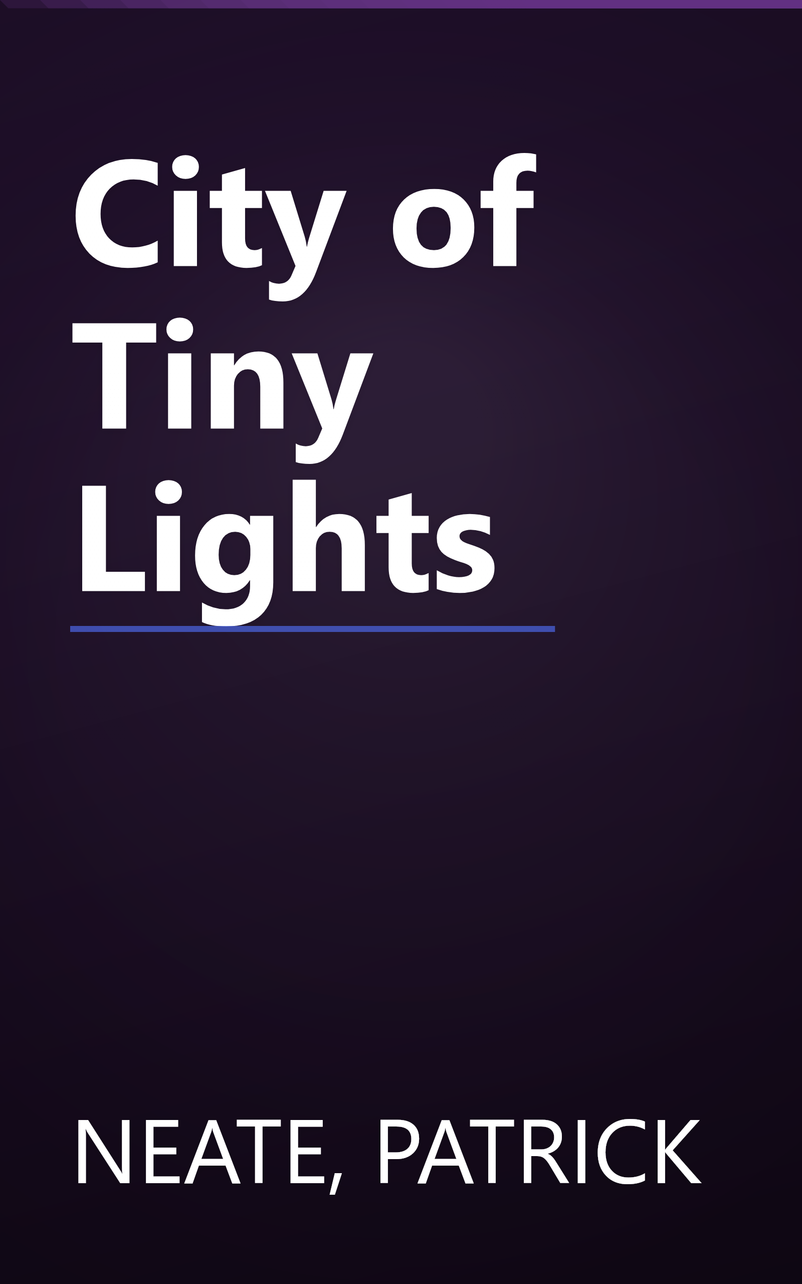 City of Tiny Lights book cover