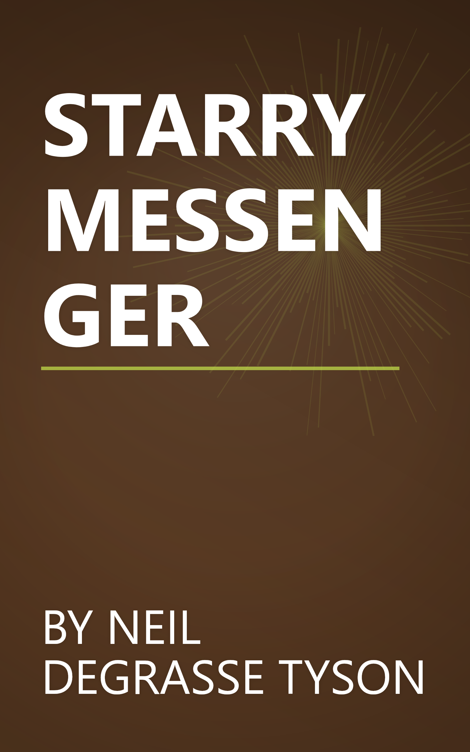 STARRY MESSENGER book cover