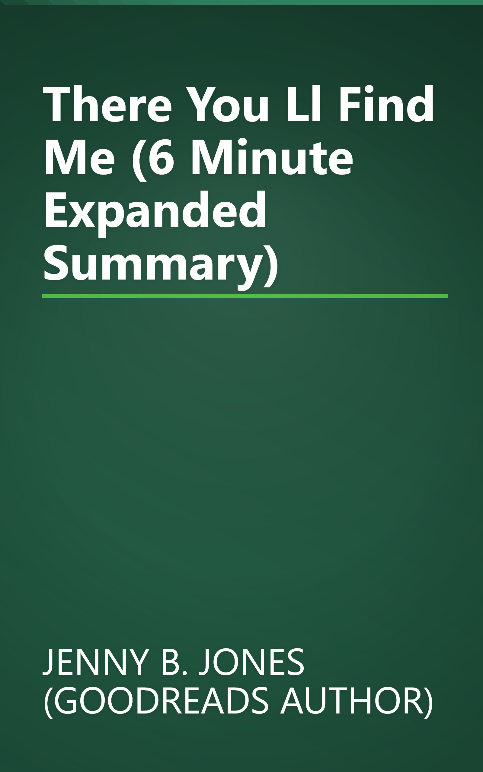 There You Ll Find Me (6 Minute   Expanded Summary) book cover