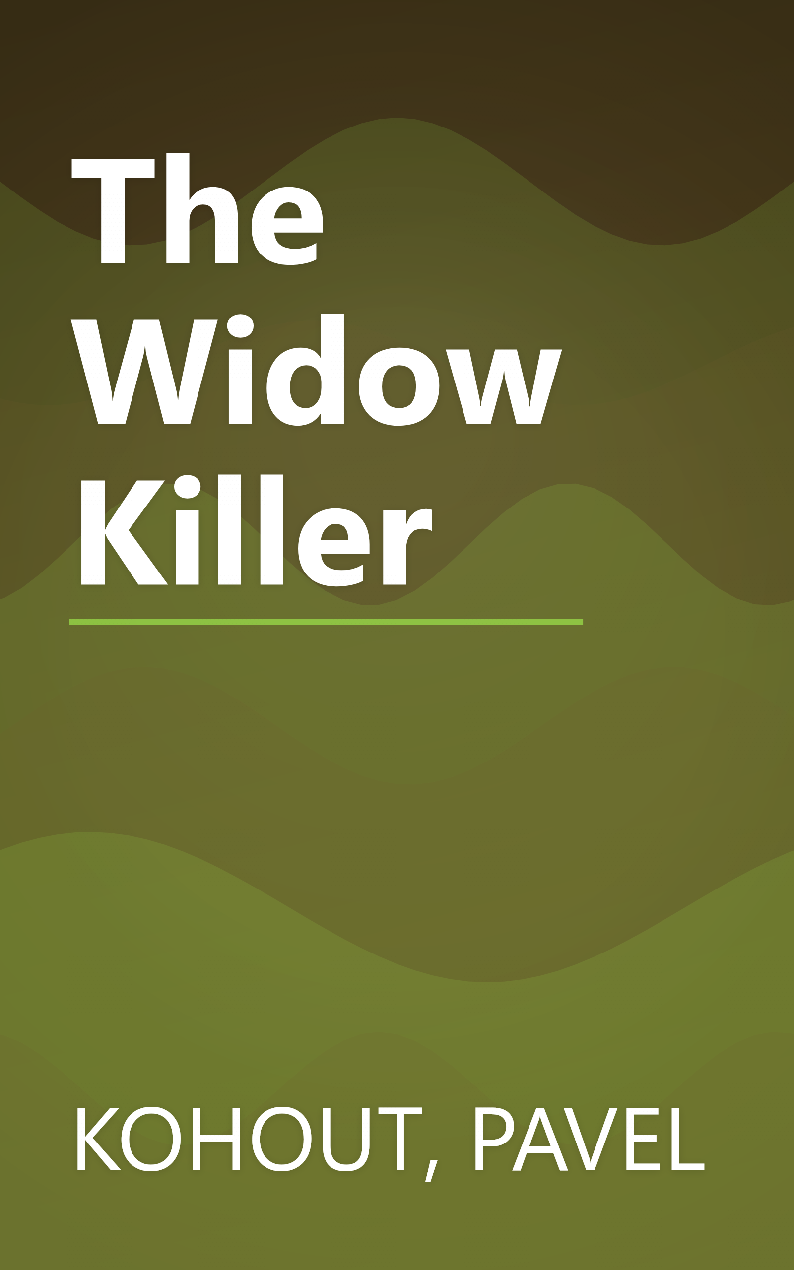The Widow Killer book cover