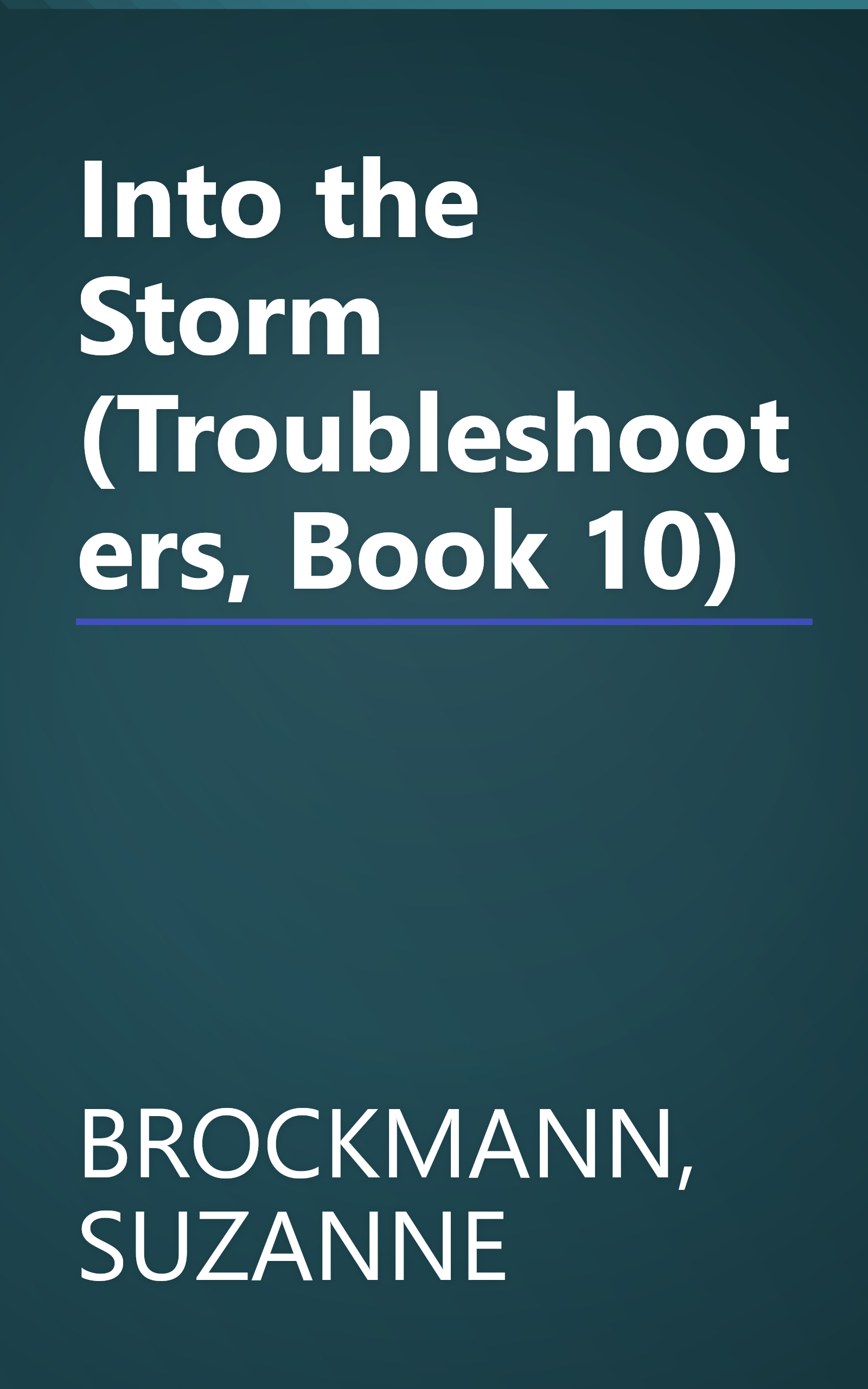 Into the Storm (Troubleshooters, Book 10) book cover