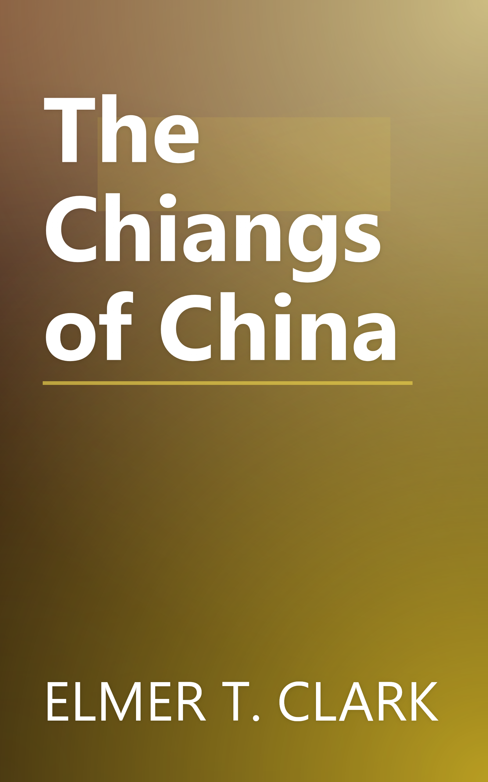 The Chiangs of China book cover