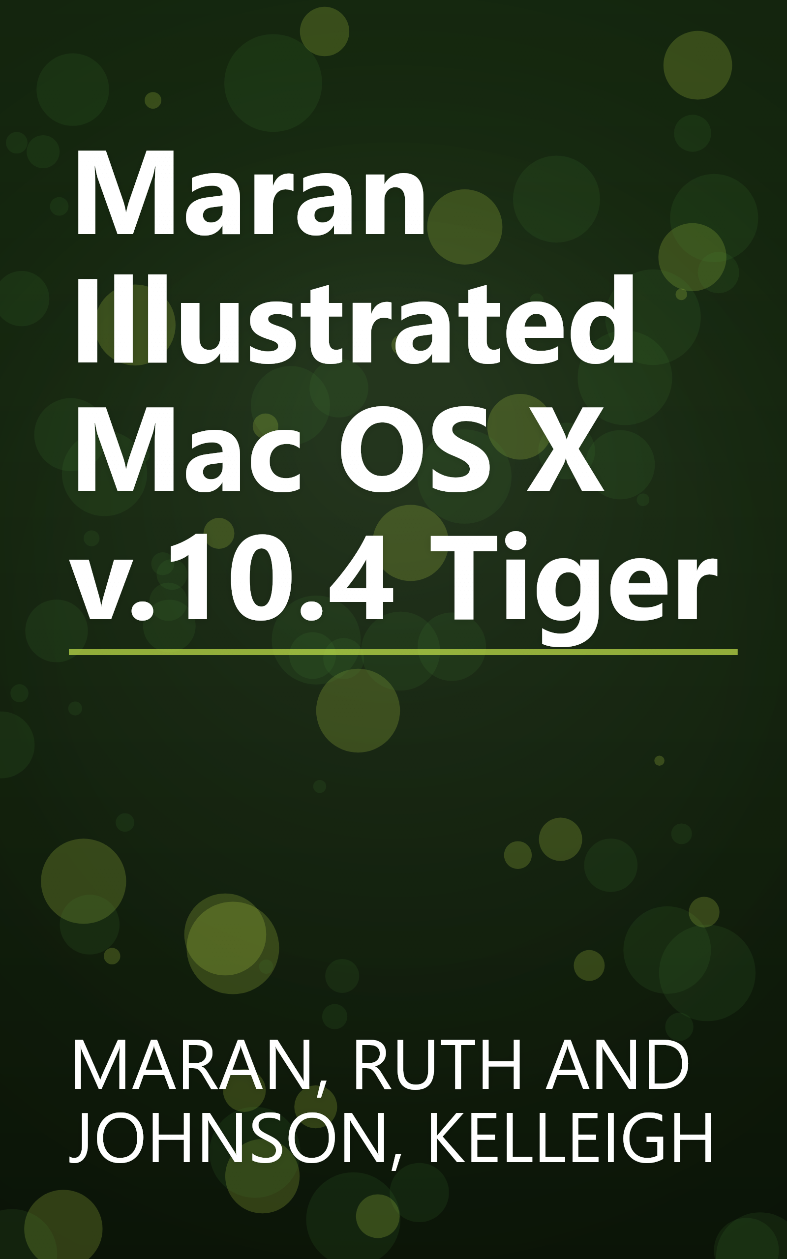 Maran Illustrated Mac OS X v.10.4 Tiger book cover