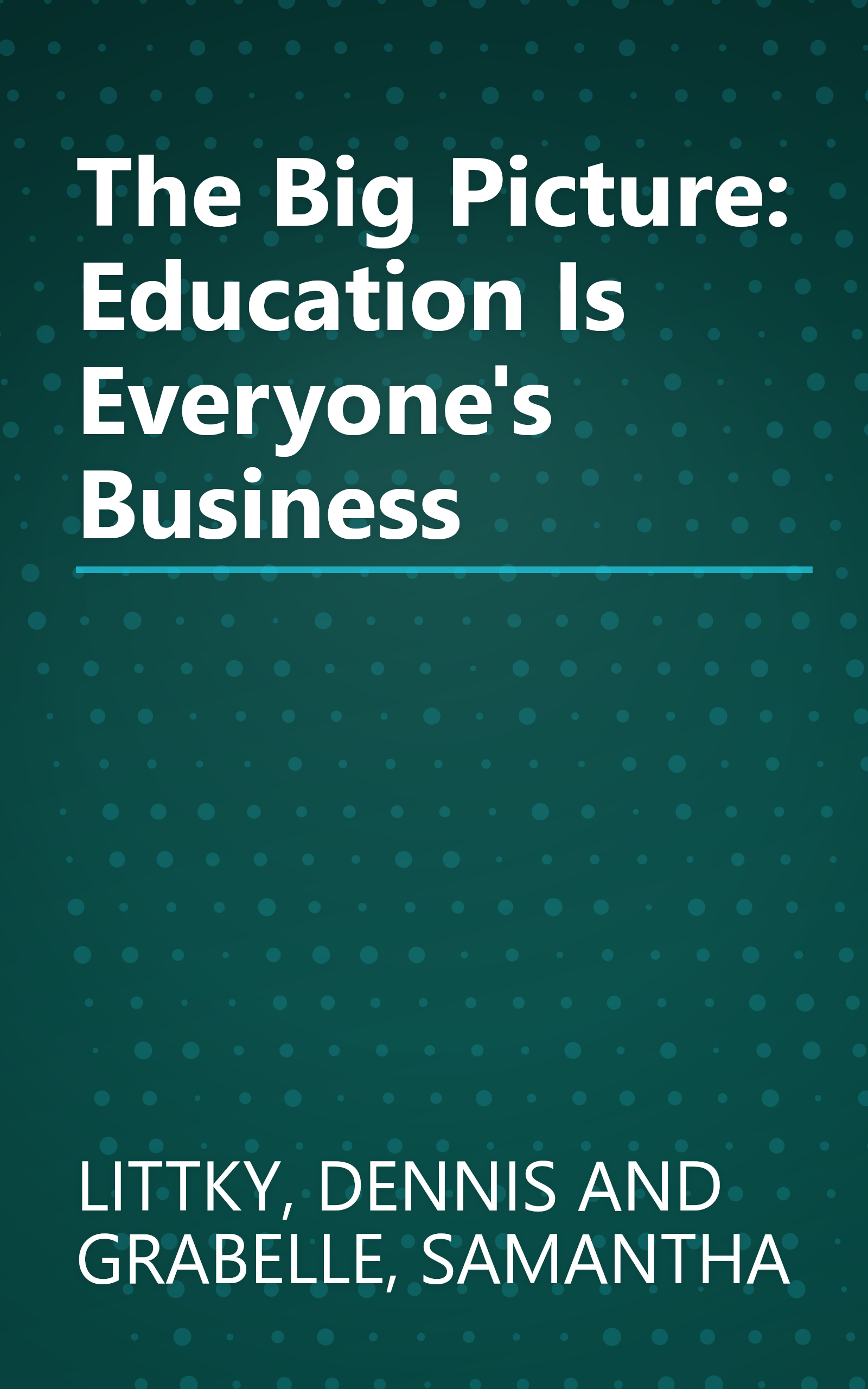 The Big Picture: Education Is Everyone's Business book cover