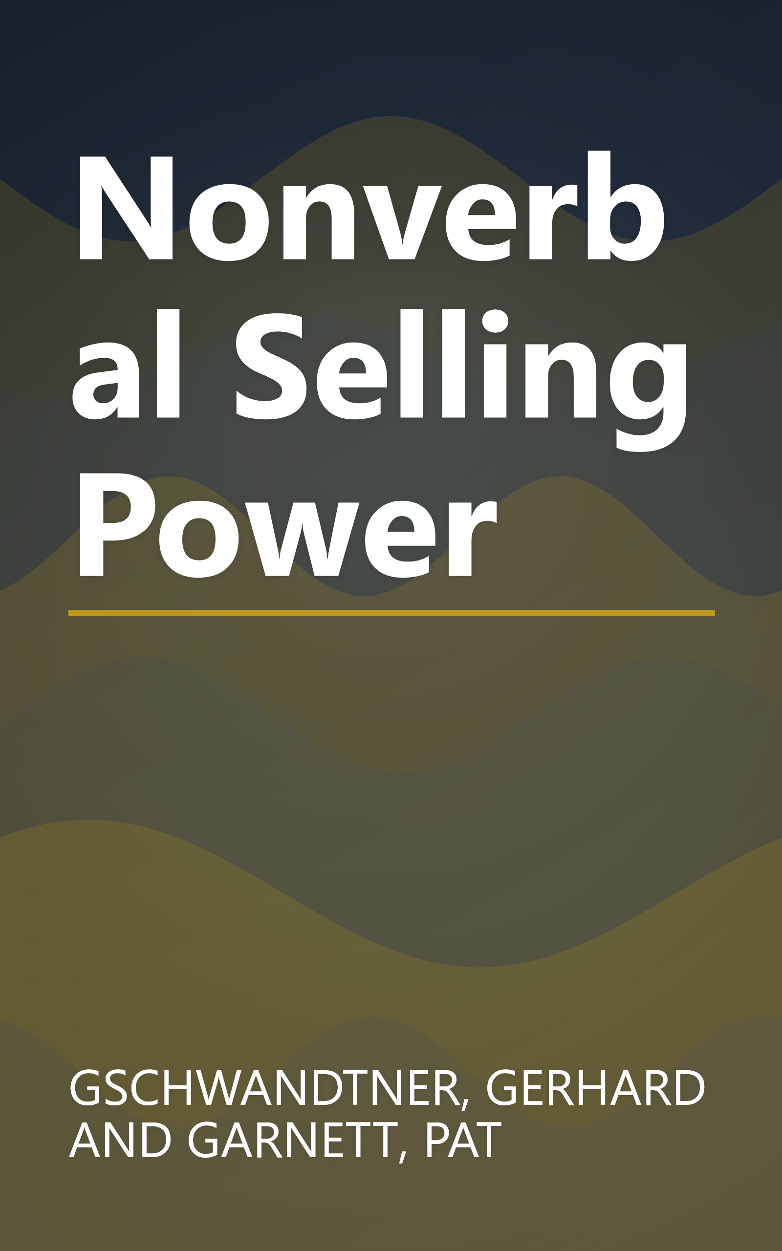 Nonverbal Selling Power book cover