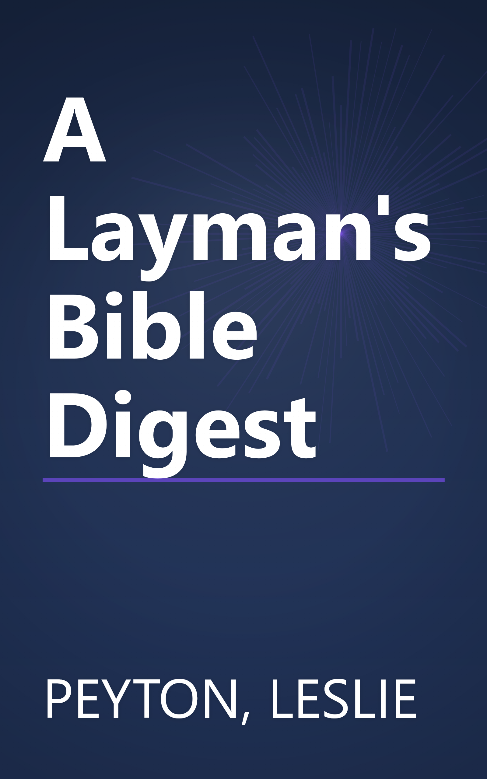 A Layman's Bible Digest book cover