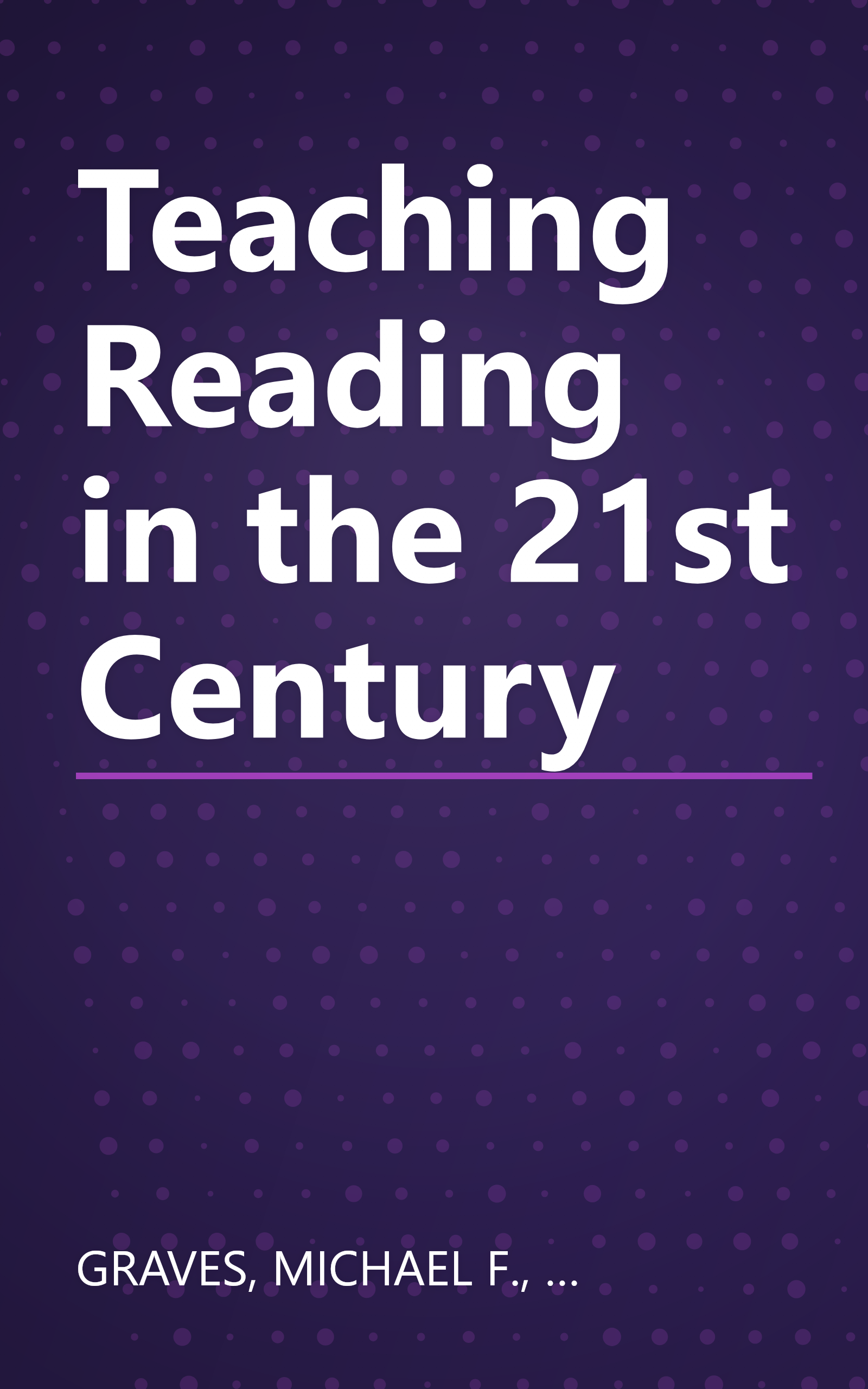 Teaching Reading in the 21st Century book cover