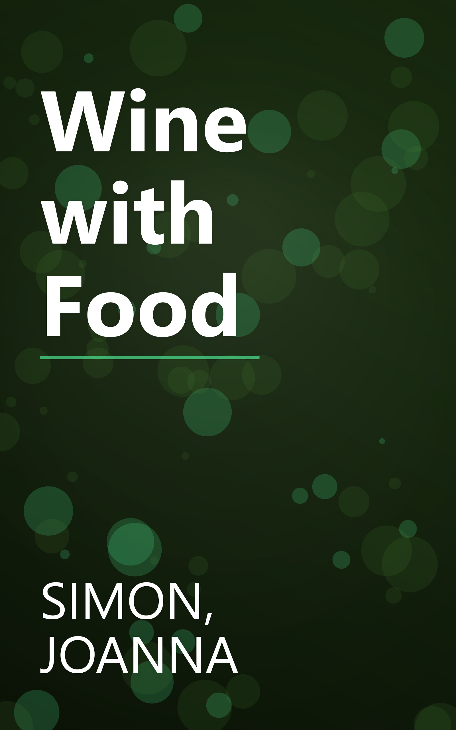 Wine with Food book cover