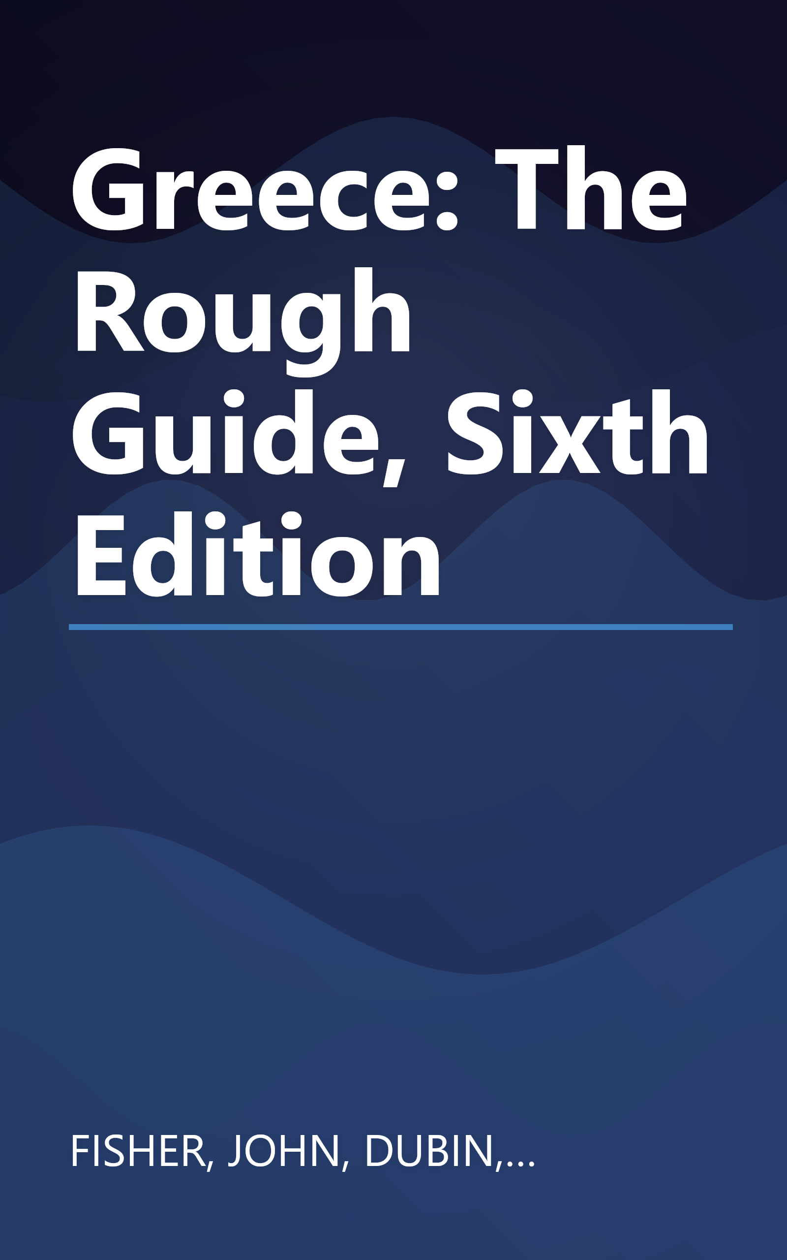 Greece: The Rough Guide, Sixth Edition book cover
