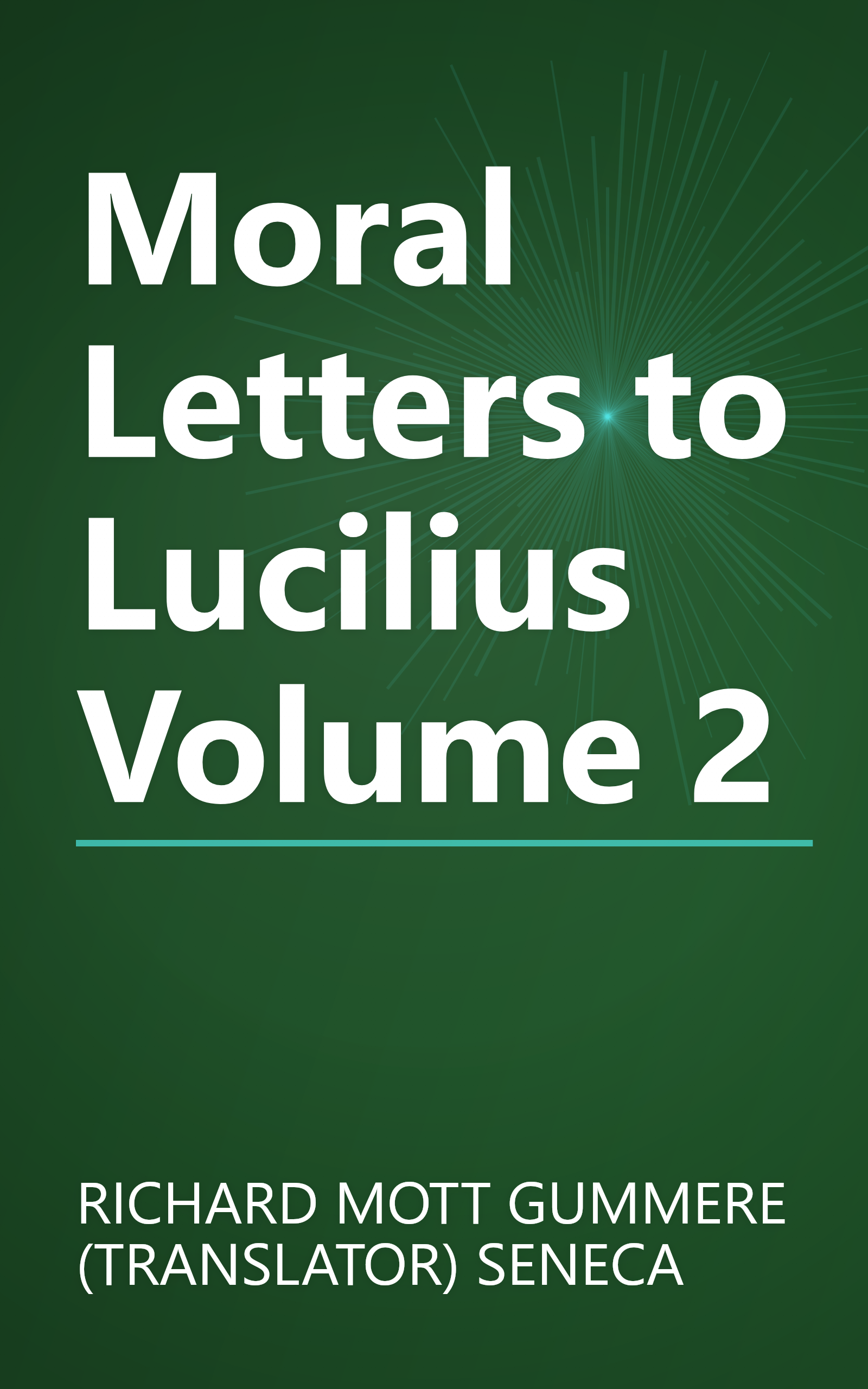 Moral Letters to Lucilius Volume 2 book cover