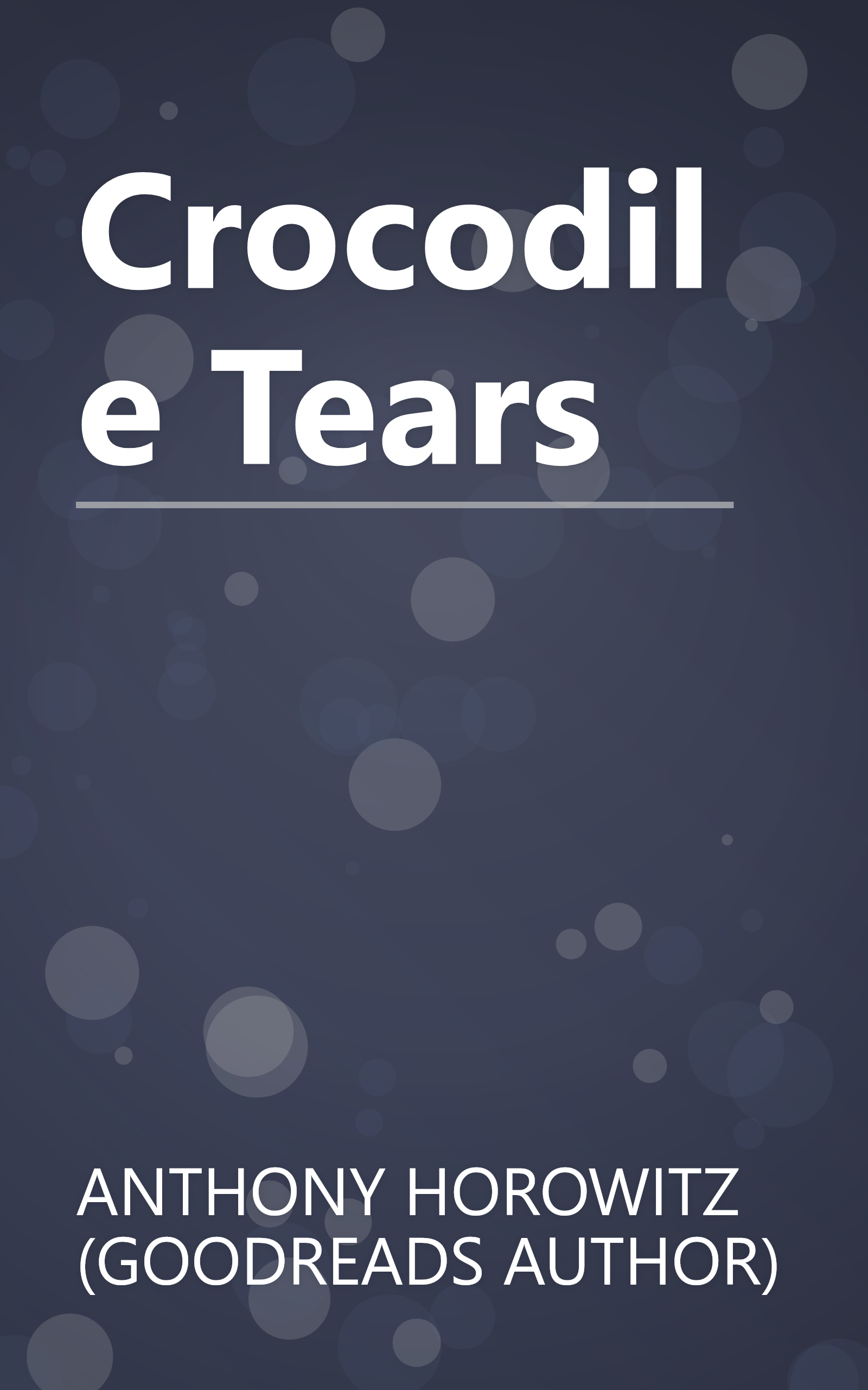 Crocodile Tears book cover