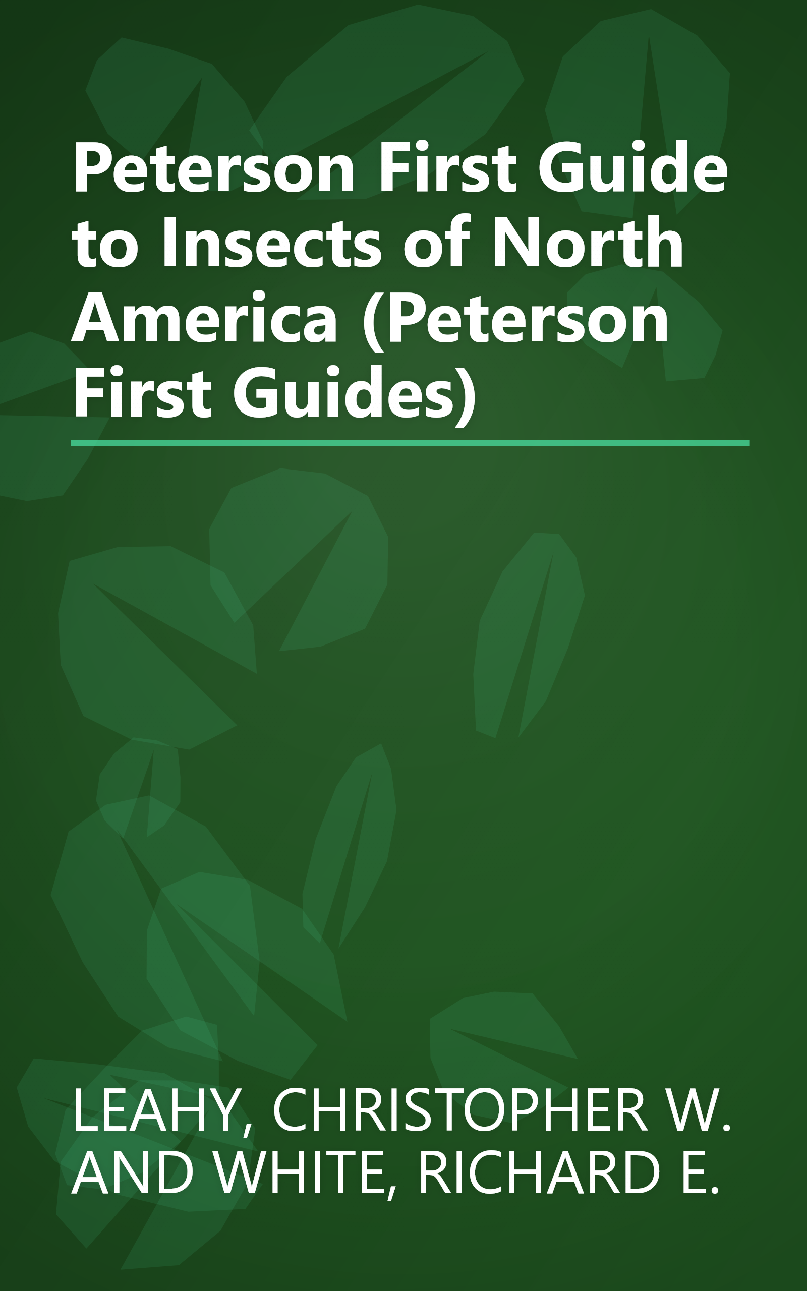 Peterson First Guide to Insects of North America (Peterson First Guides) book cover