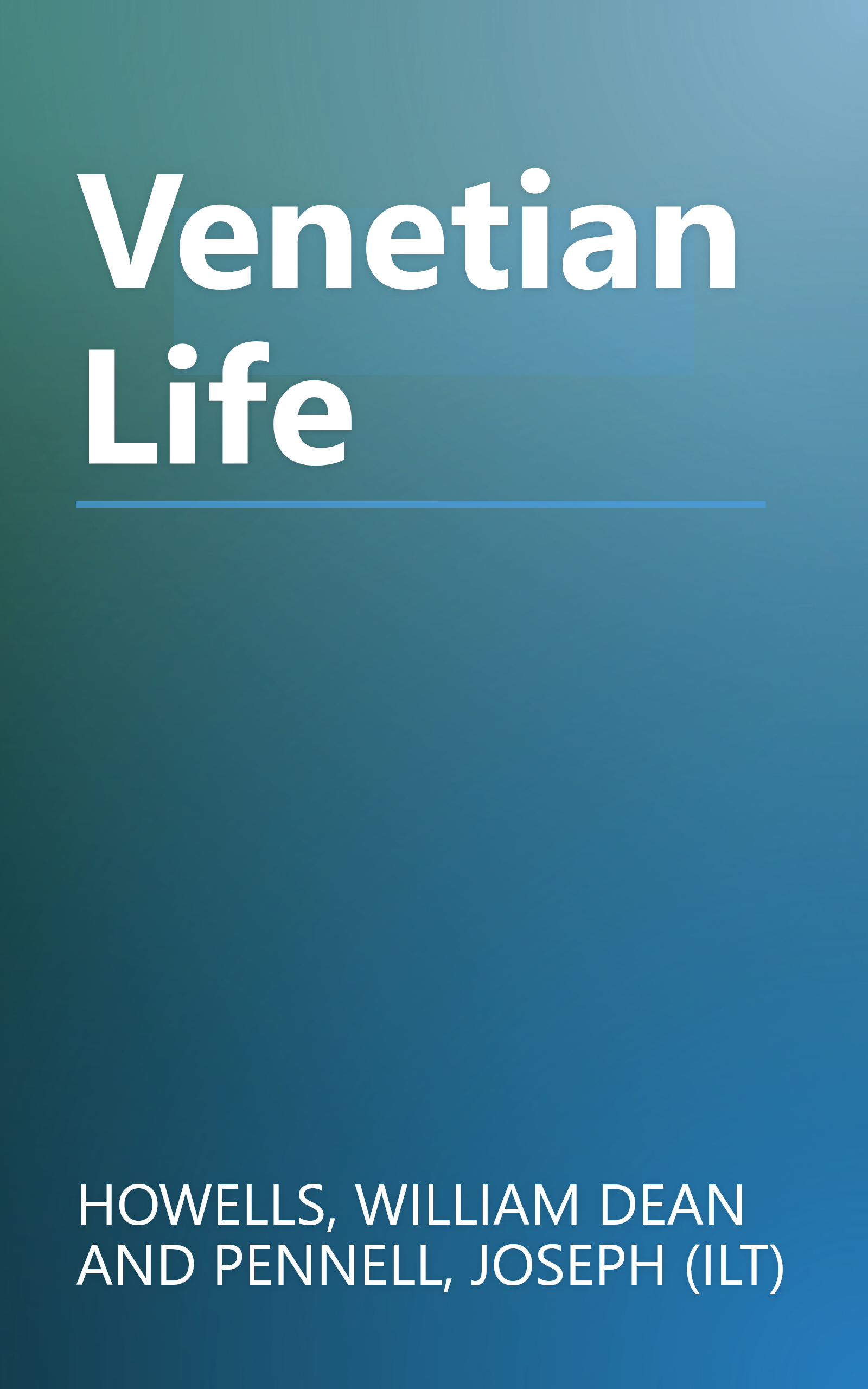 Venetian Life book cover