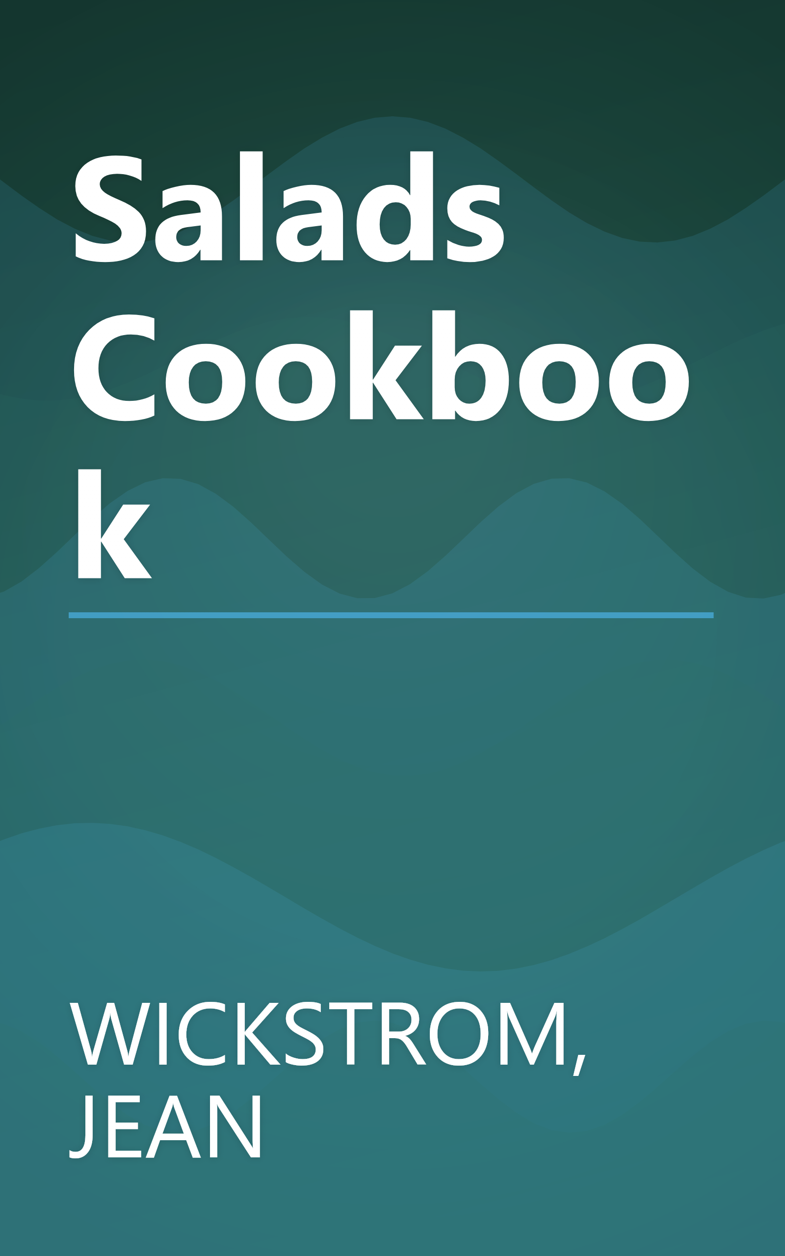 Salads Cookbook book cover