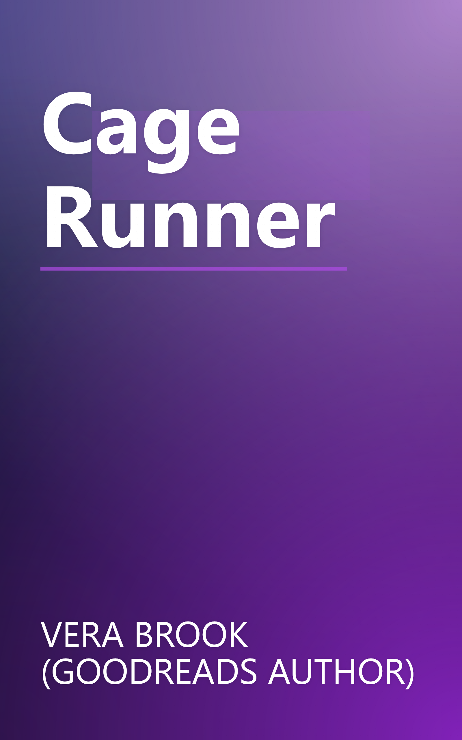 Cage Runner book cover