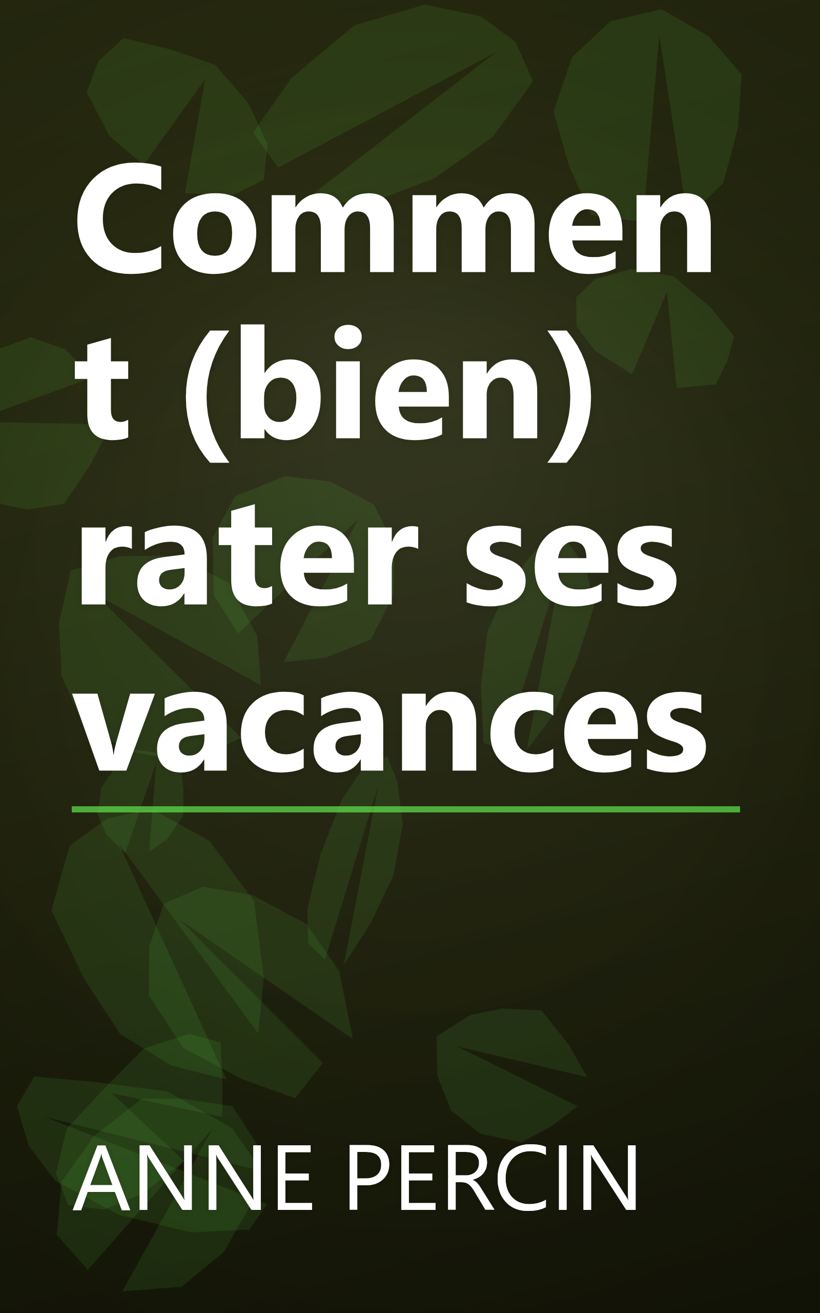 Comment (bien) rater ses vacances book cover