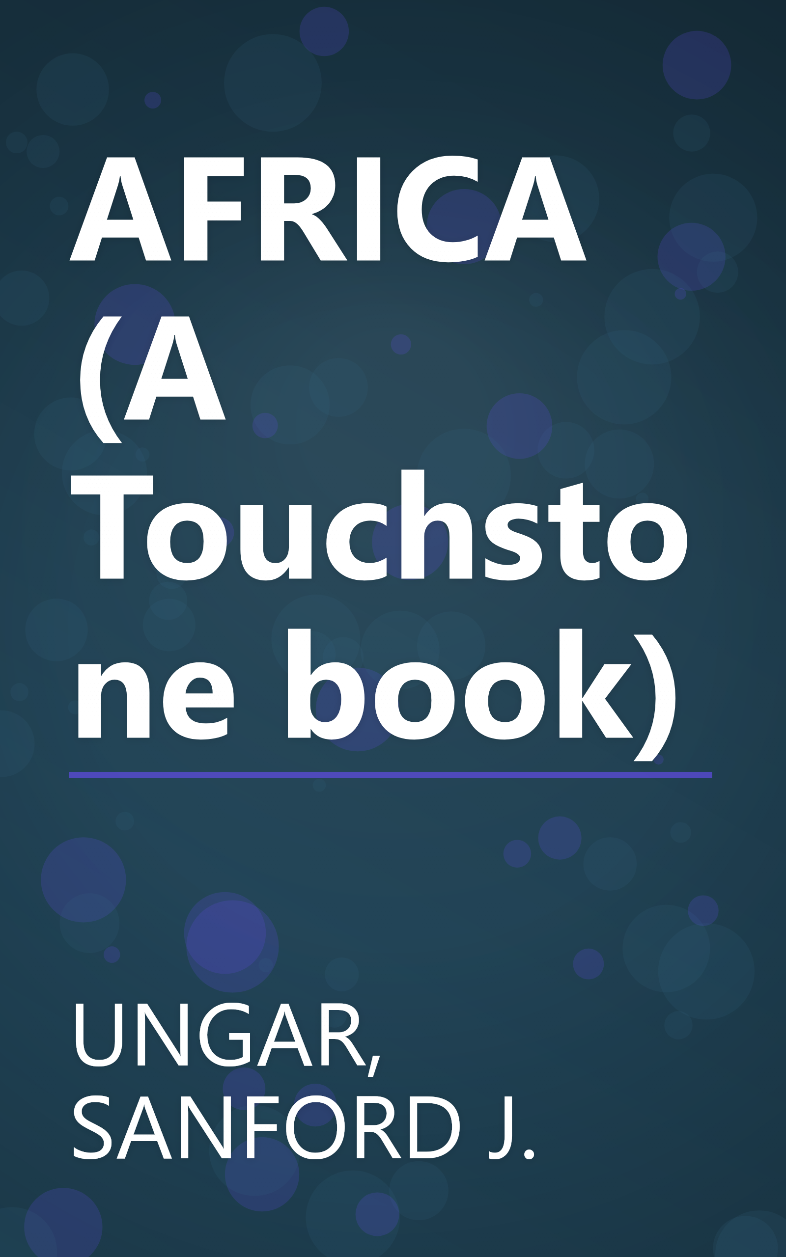 AFRICA (A Touchstone book) book cover