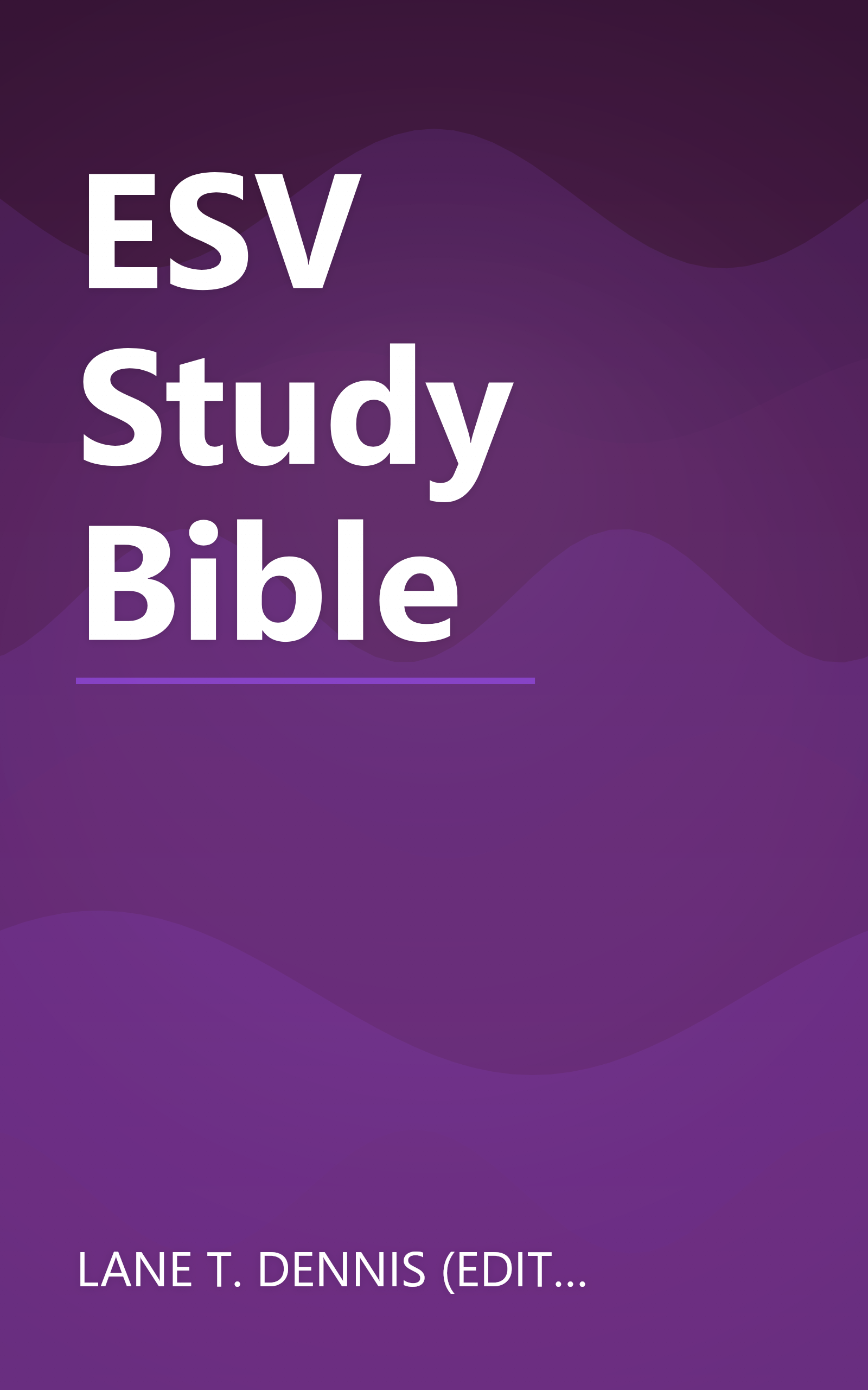ESV Study Bible book cover