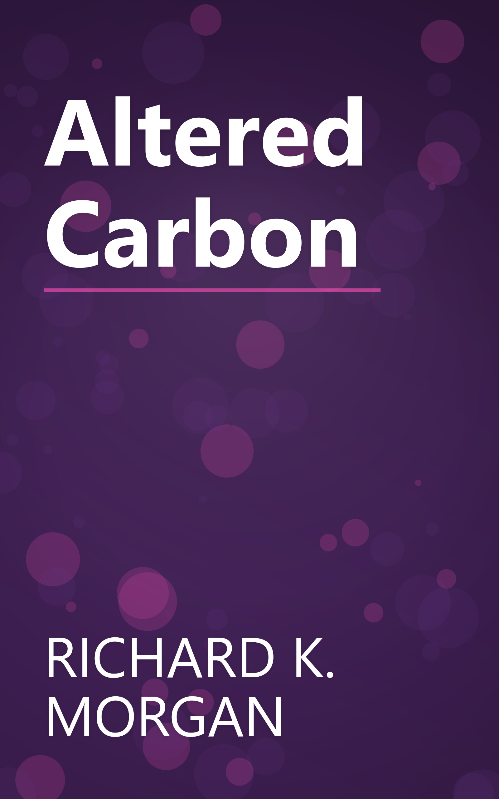 Altered Carbon book cover
