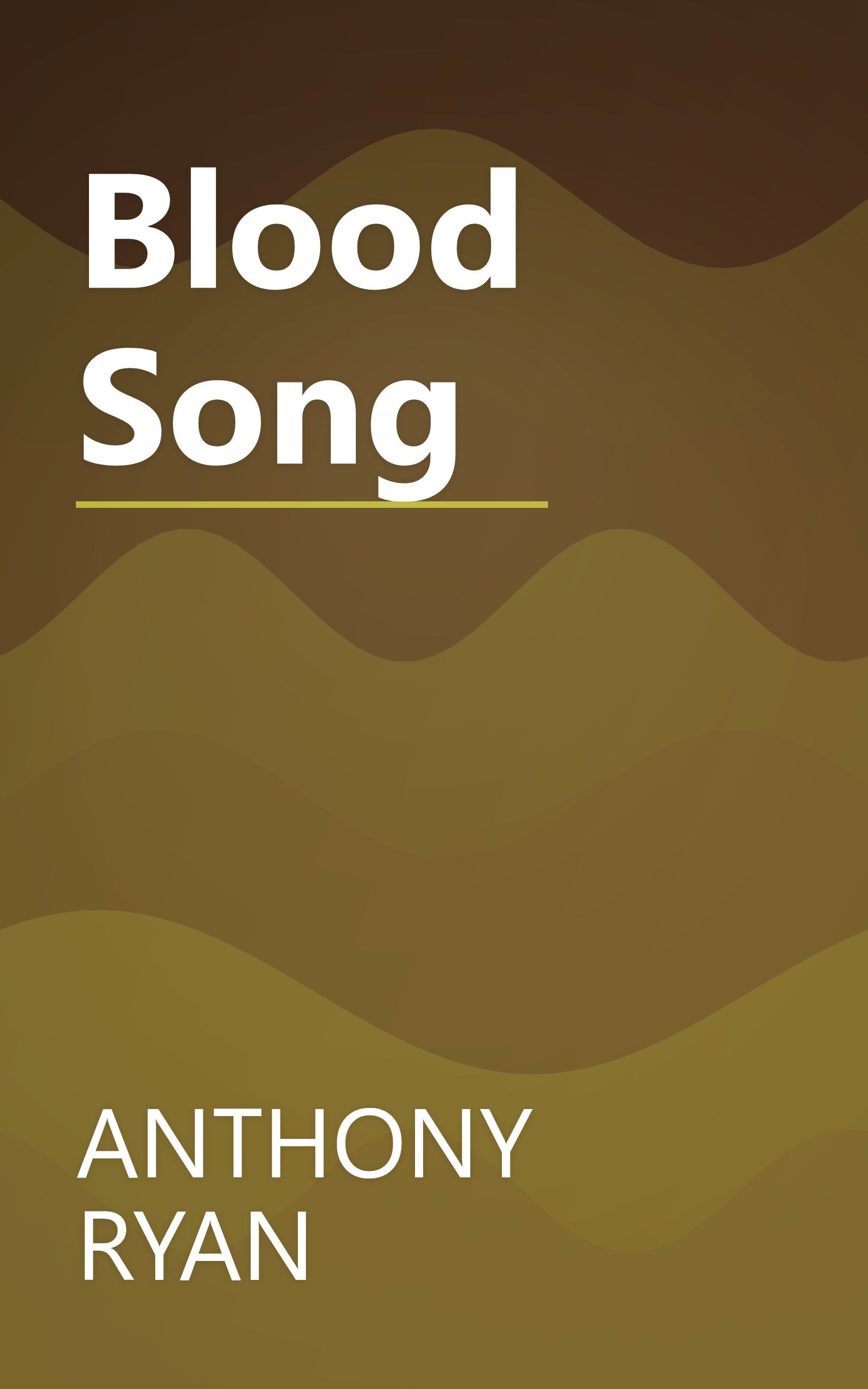 Blood Song book cover