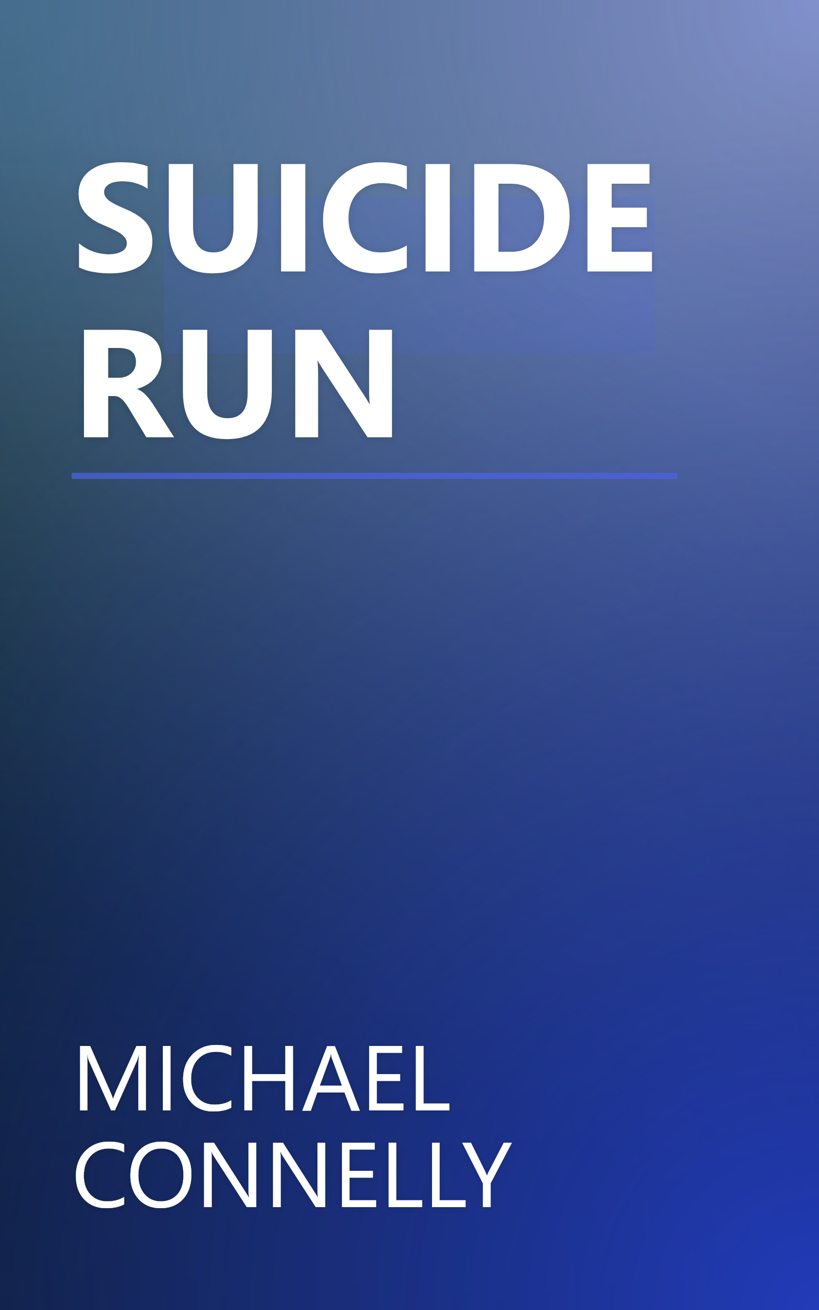SUICIDE RUN book cover