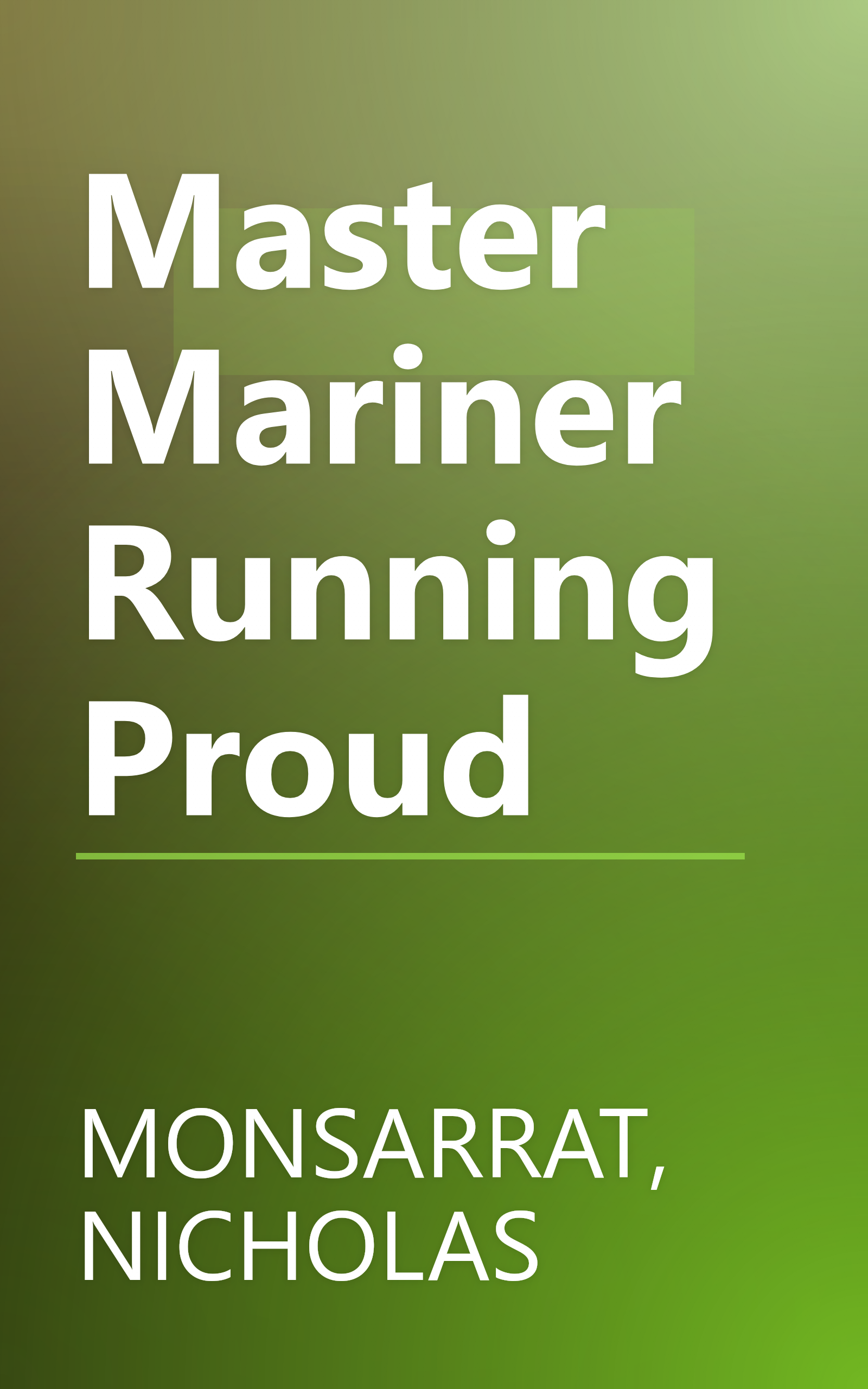 Master Mariner Running Proud book cover