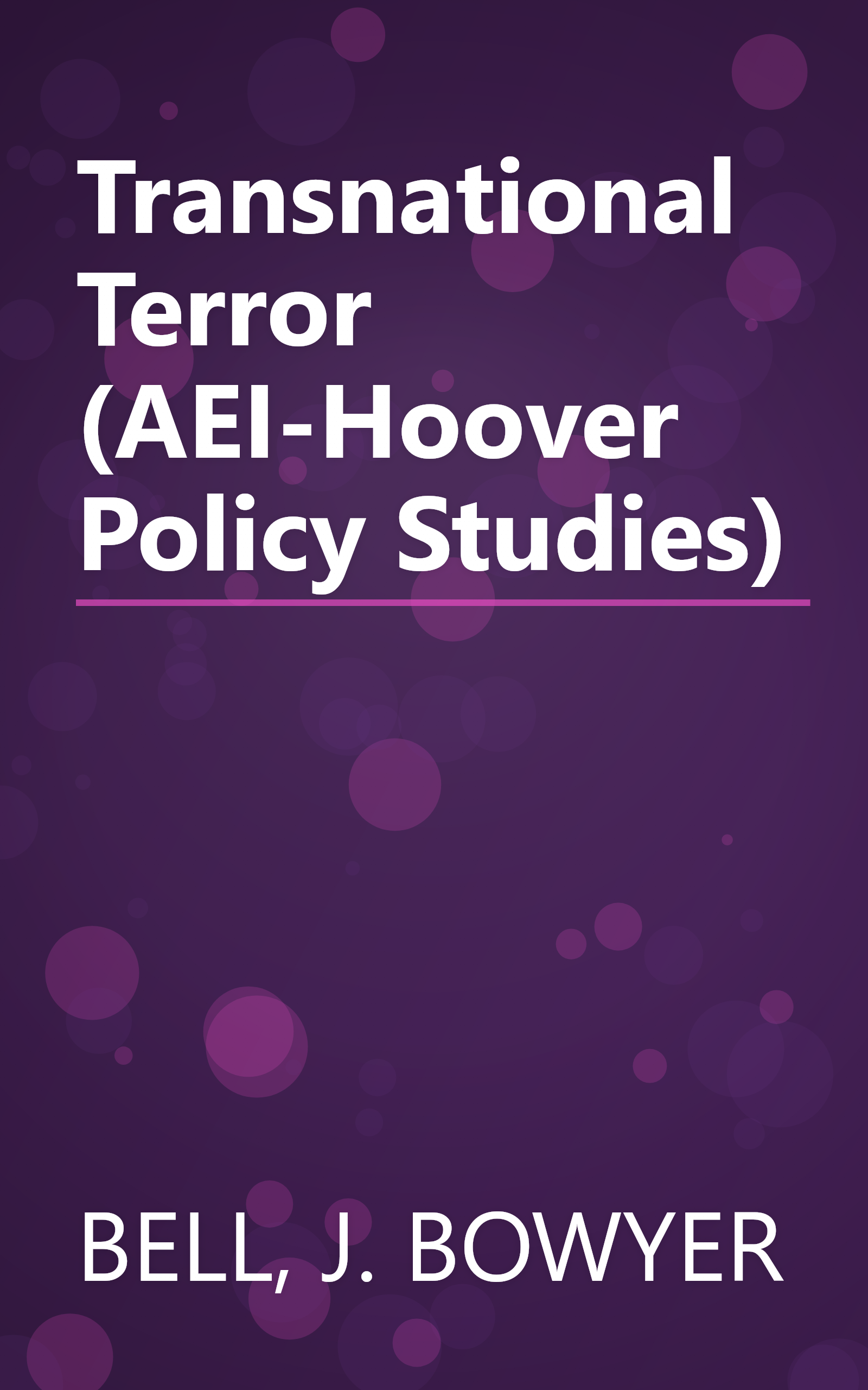 Transnational Terror (AEI-Hoover Policy Studies) book cover