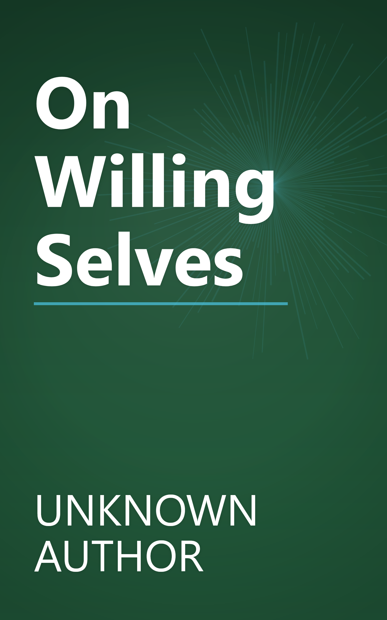 On Willing Selves book cover