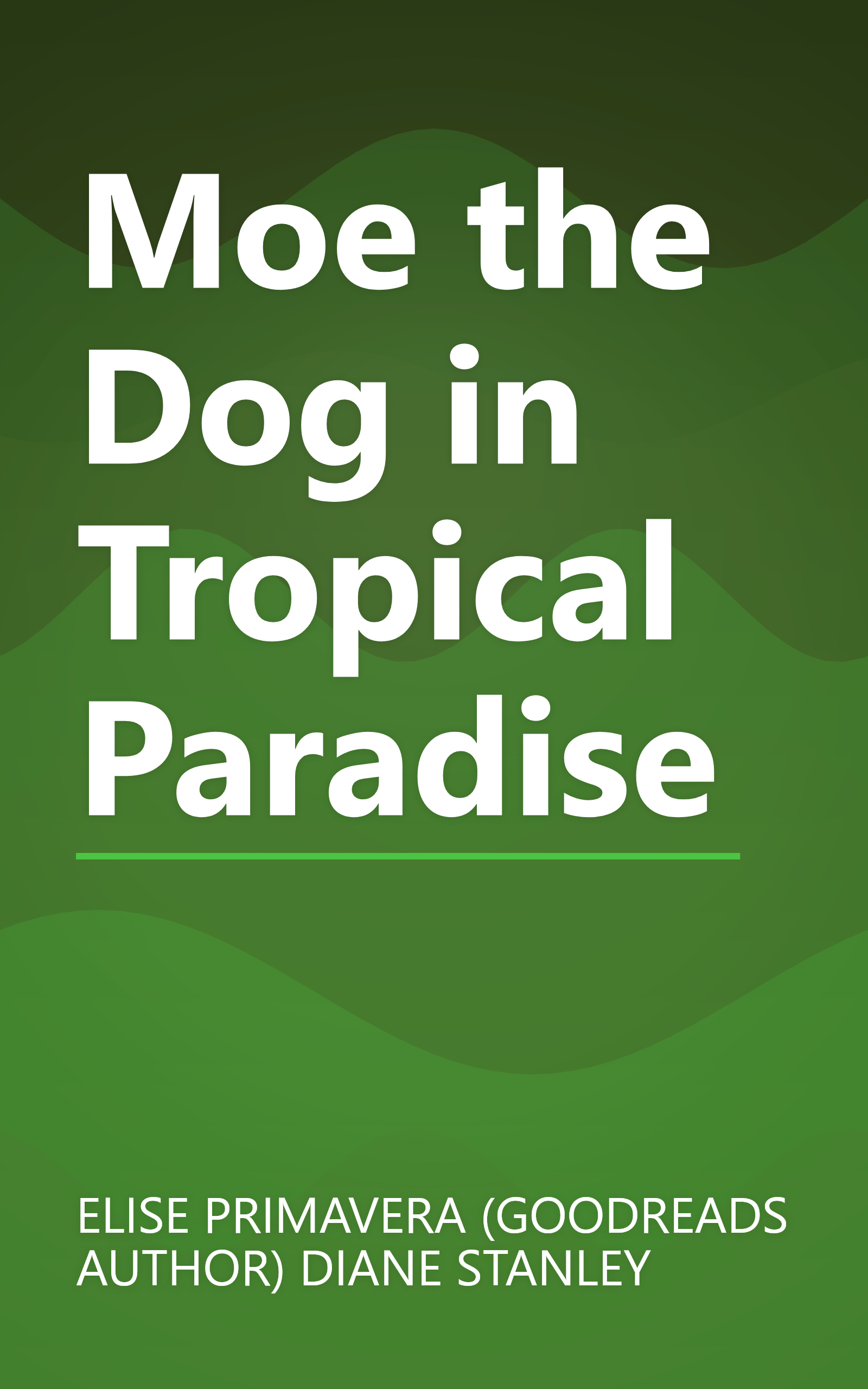 Moe the Dog in Tropical Paradise book cover