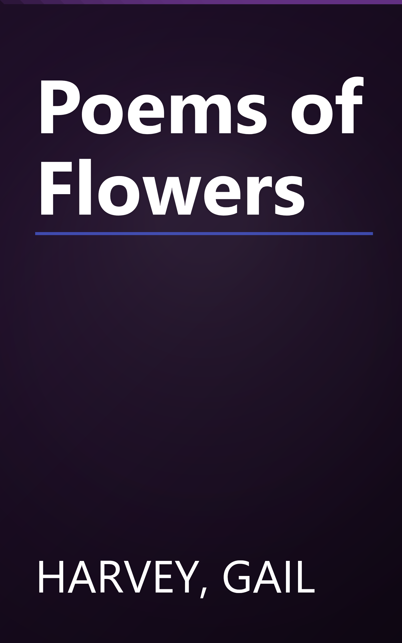 Poems of Flowers book cover