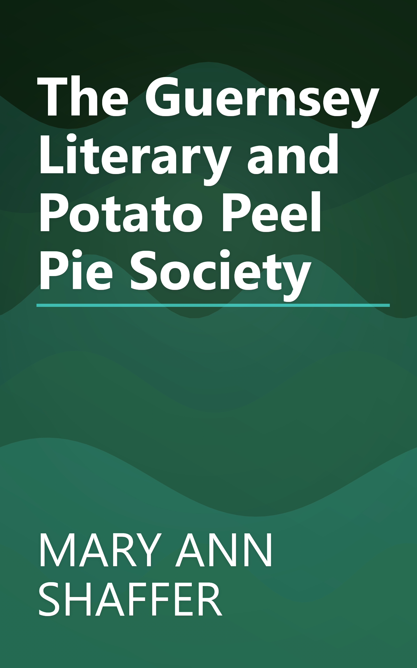 The Guernsey Literary and Potato Peel Pie Society book cover