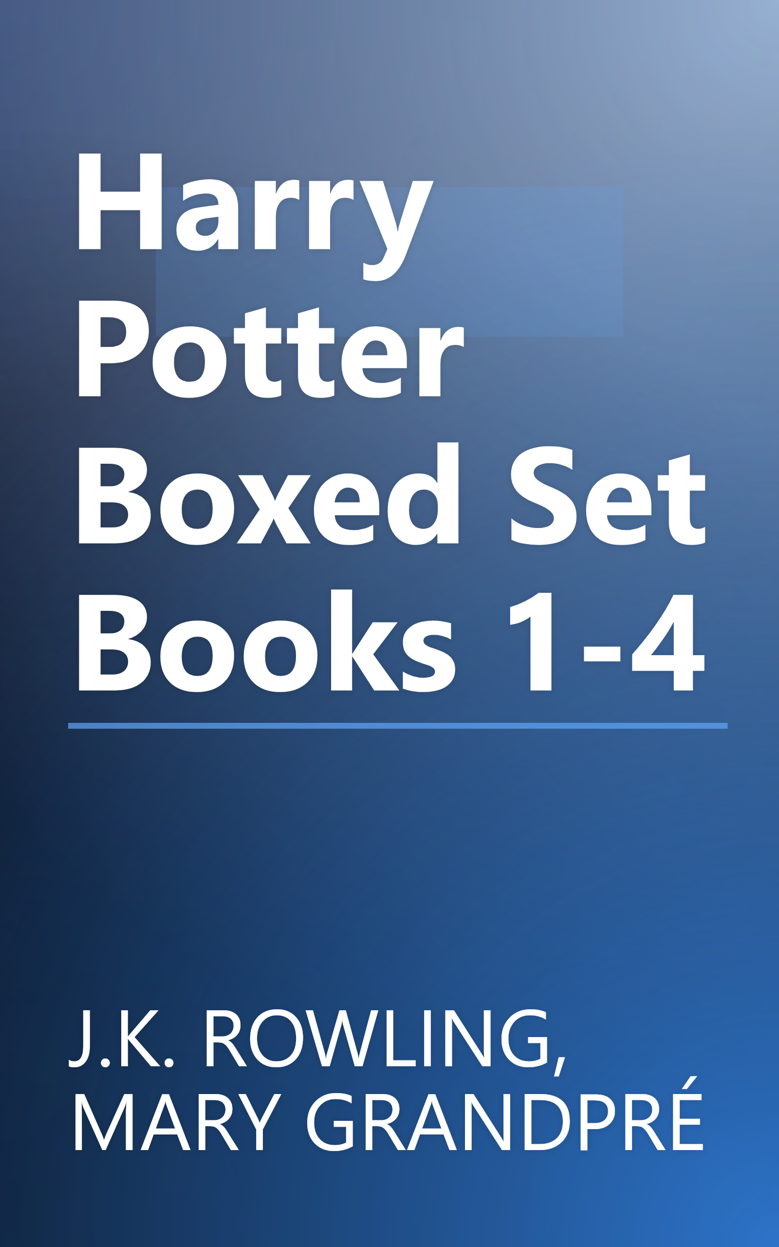 Harry Potter Boxed Set Books 1-4 book cover