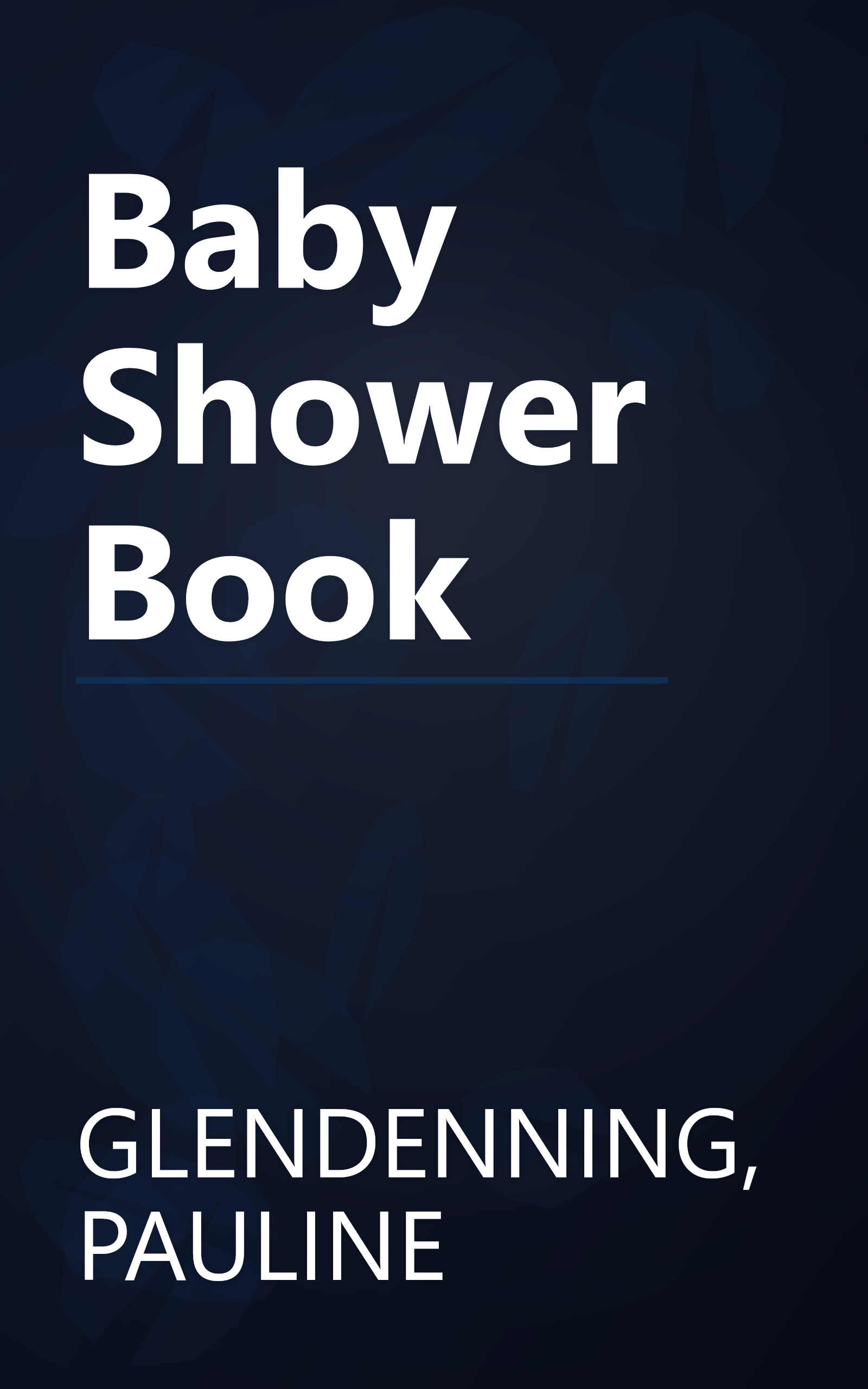 Baby Shower Book book cover