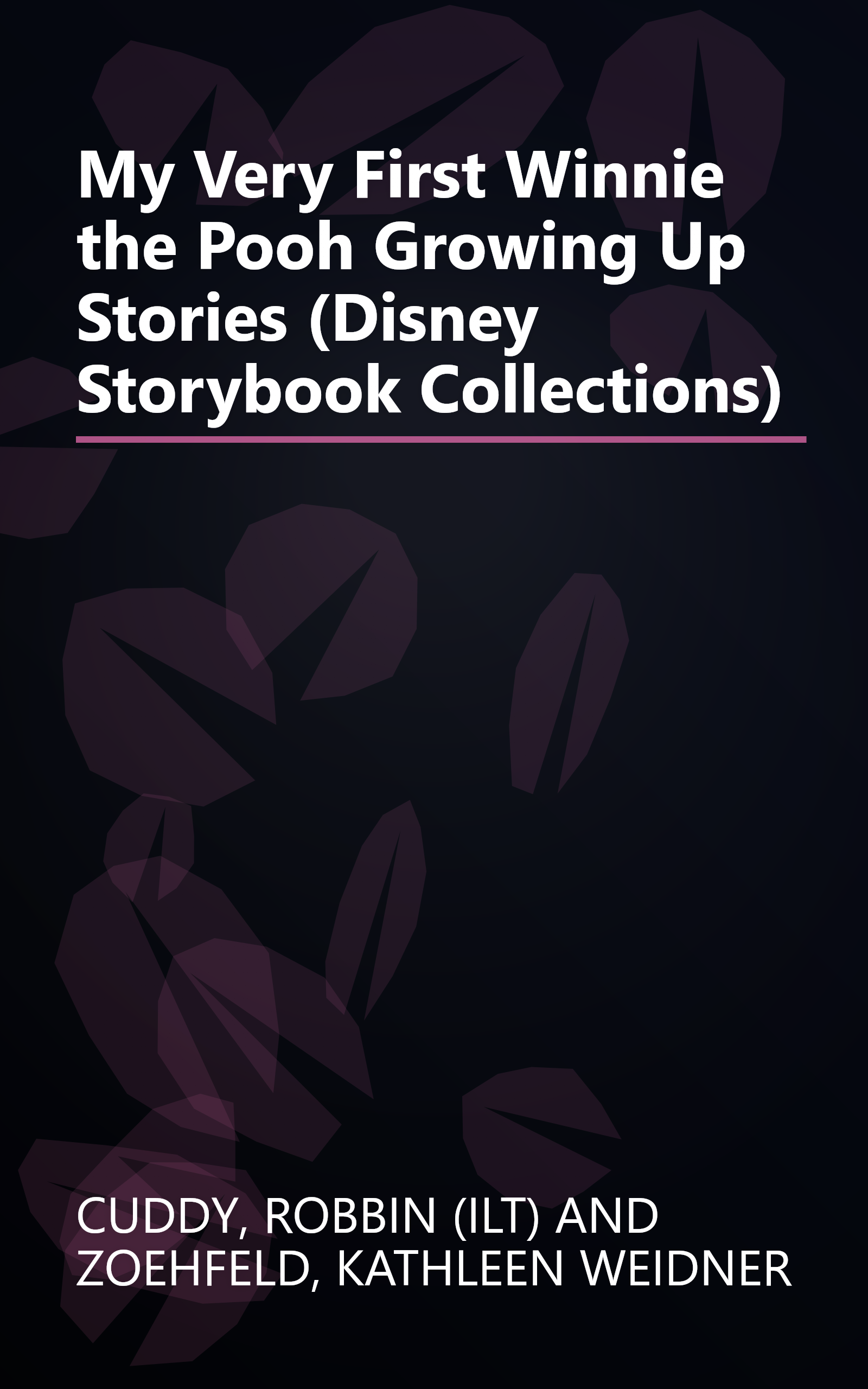 My Very First Winnie the Pooh Growing Up Stories (Disney Storybook Collections) book cover