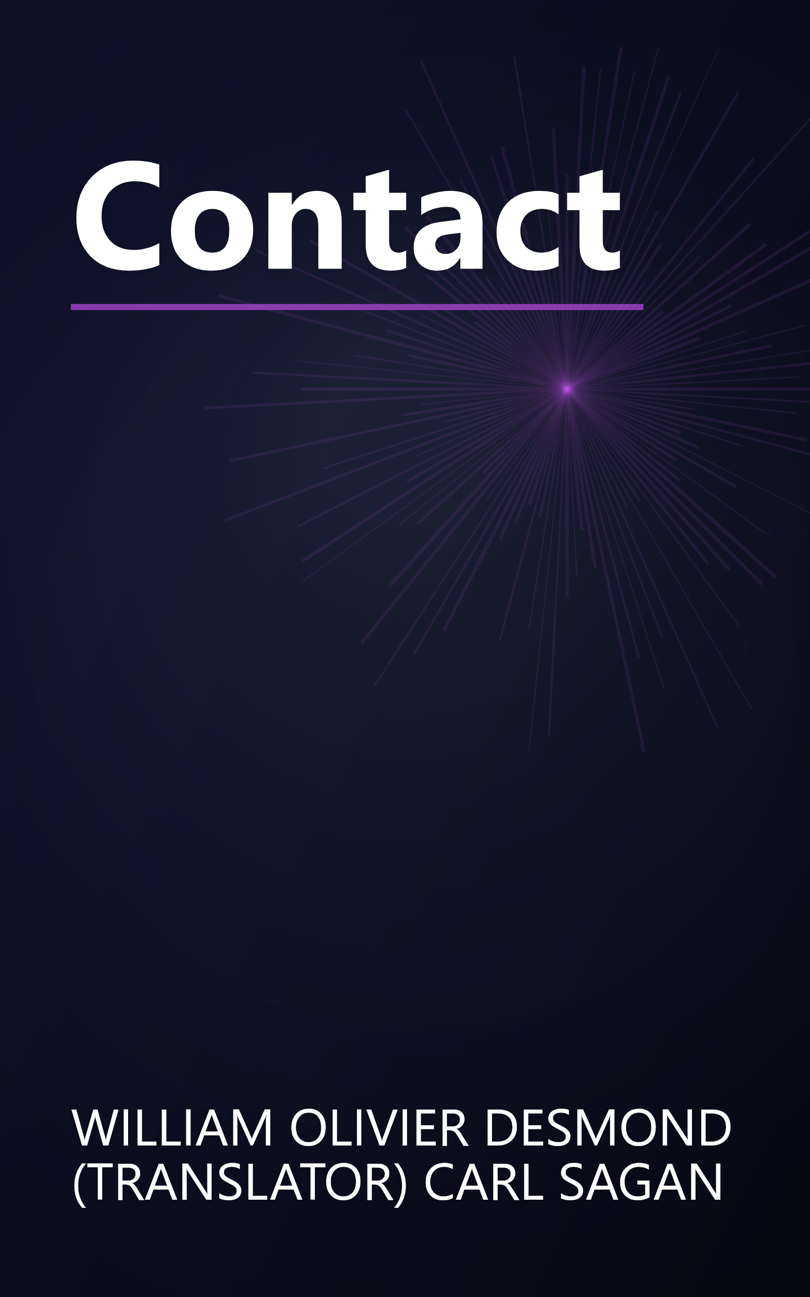 Contact book cover
