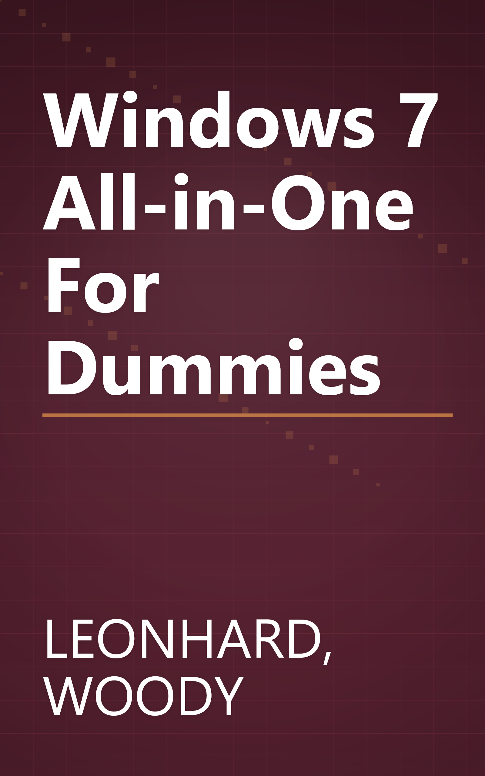 Windows 7 All-in-One For Dummies book cover
