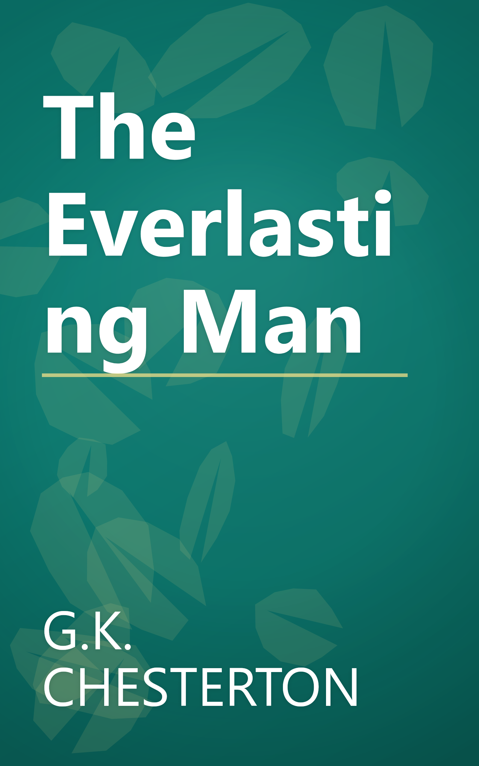The Everlasting Man book cover