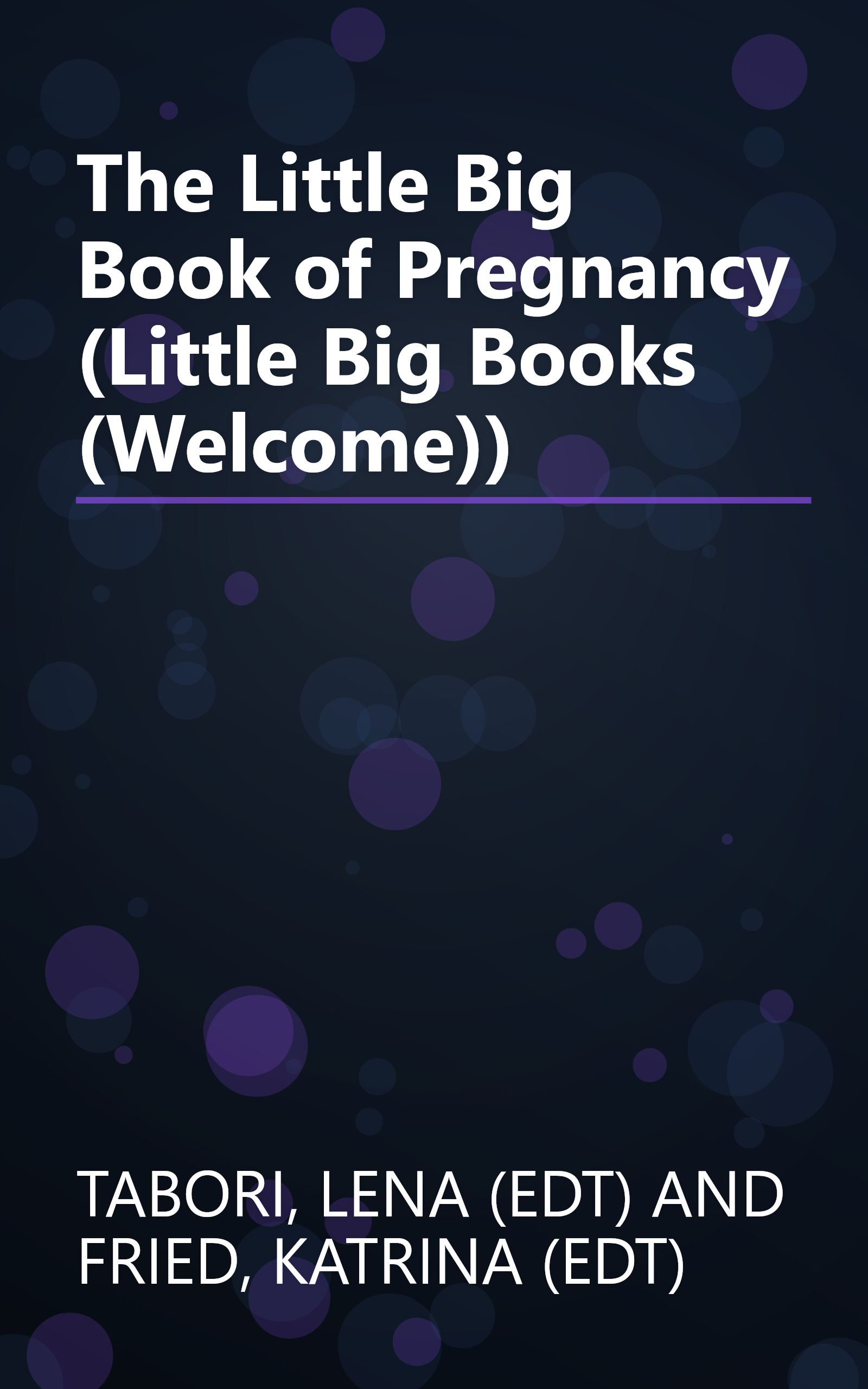 The Little Big Book of Pregnancy (Little Big Books (Welcome)) book cover