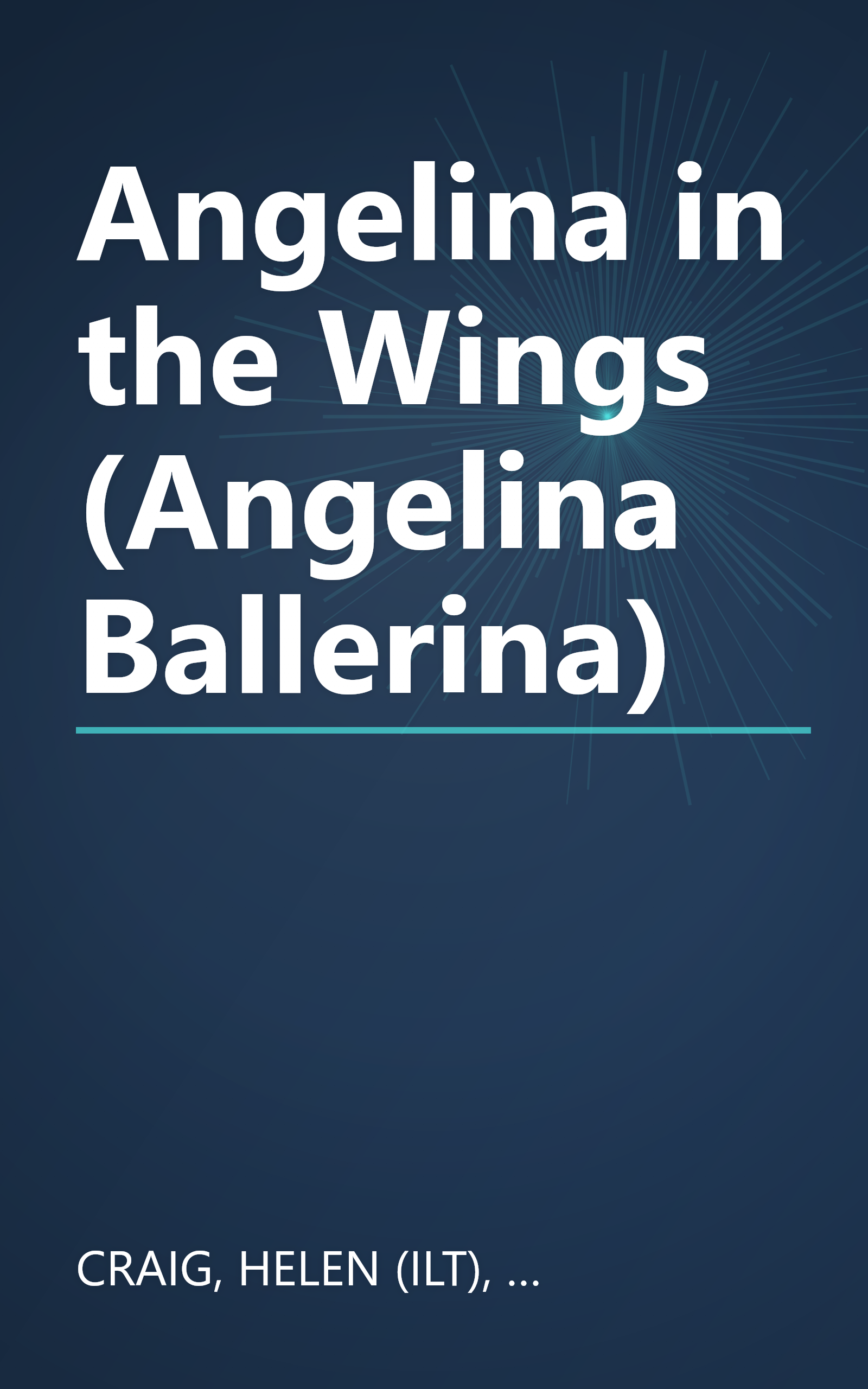 Angelina in the Wings (Angelina Ballerina) book cover