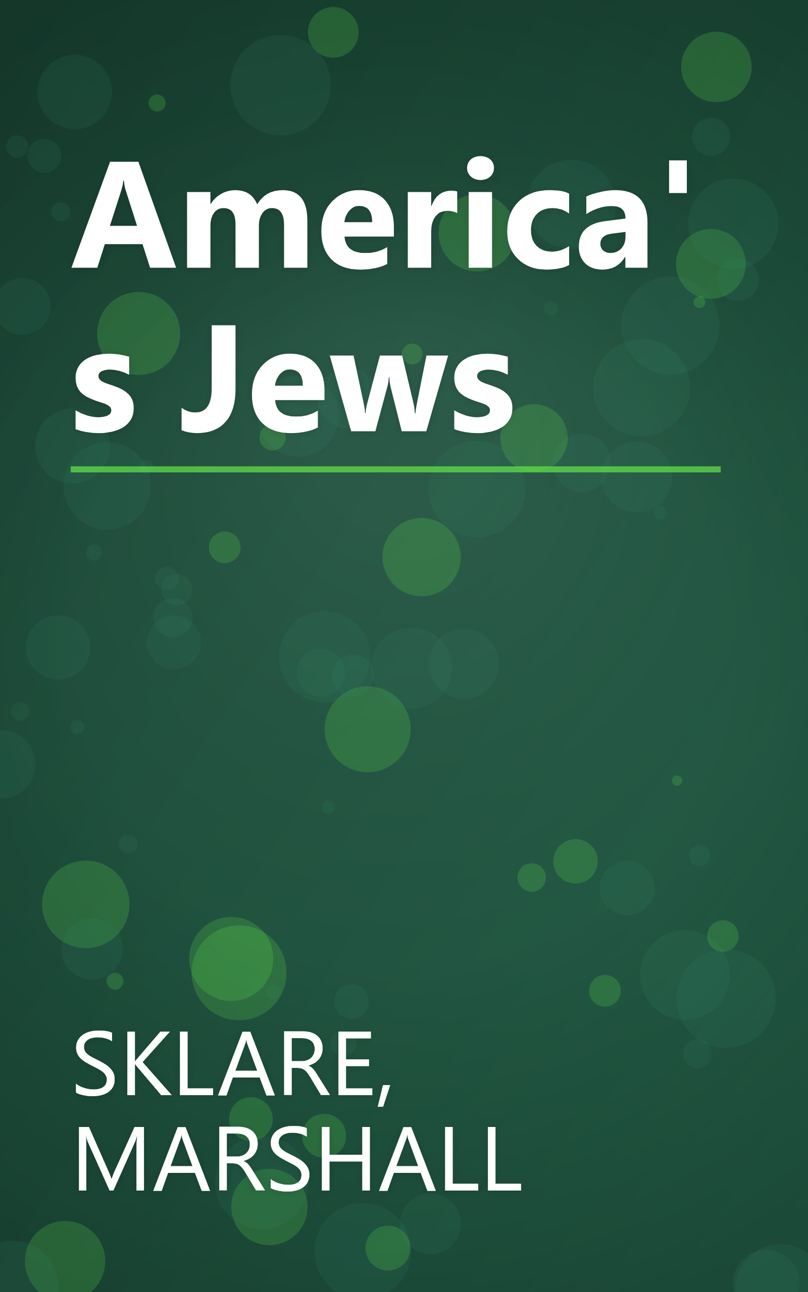 America's Jews book cover