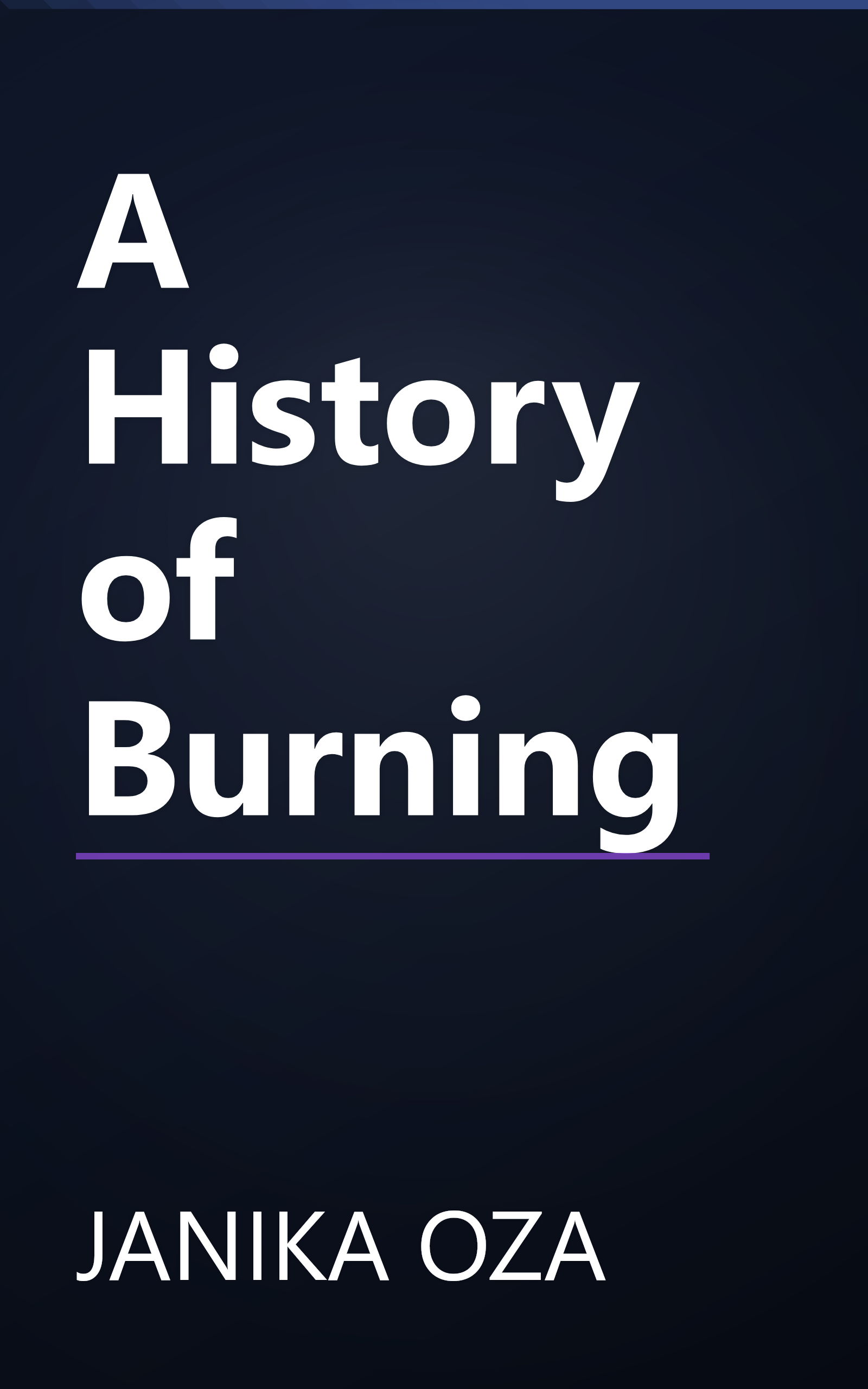 A History of Burning book cover