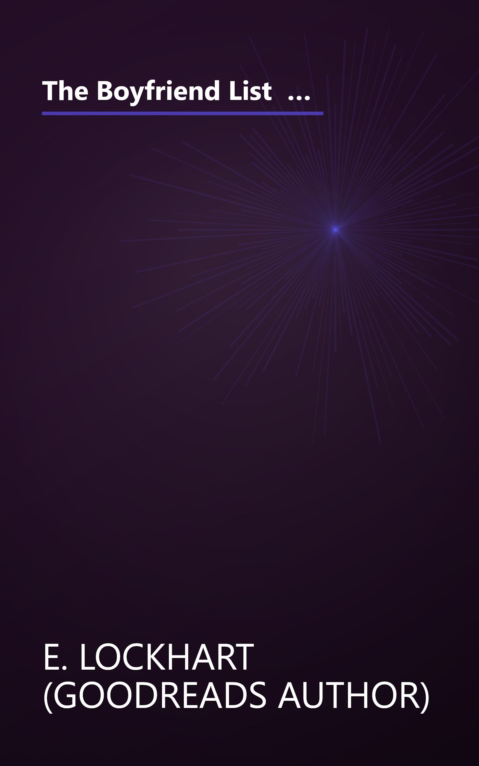 The Boyfriend List  15 Guys  11 Shrink Appointments  4 Ceramic Frogs And Me  Ruby Oliver (6 Minute   Expanded Summary) book cover