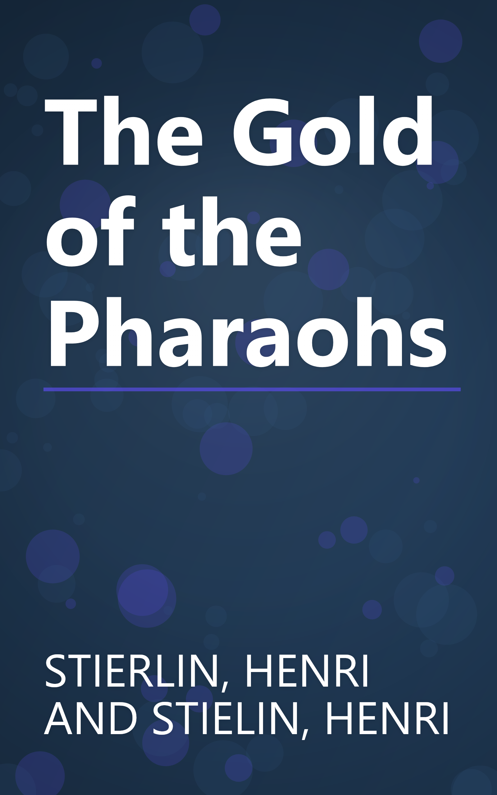 The Gold of the Pharaohs book cover
