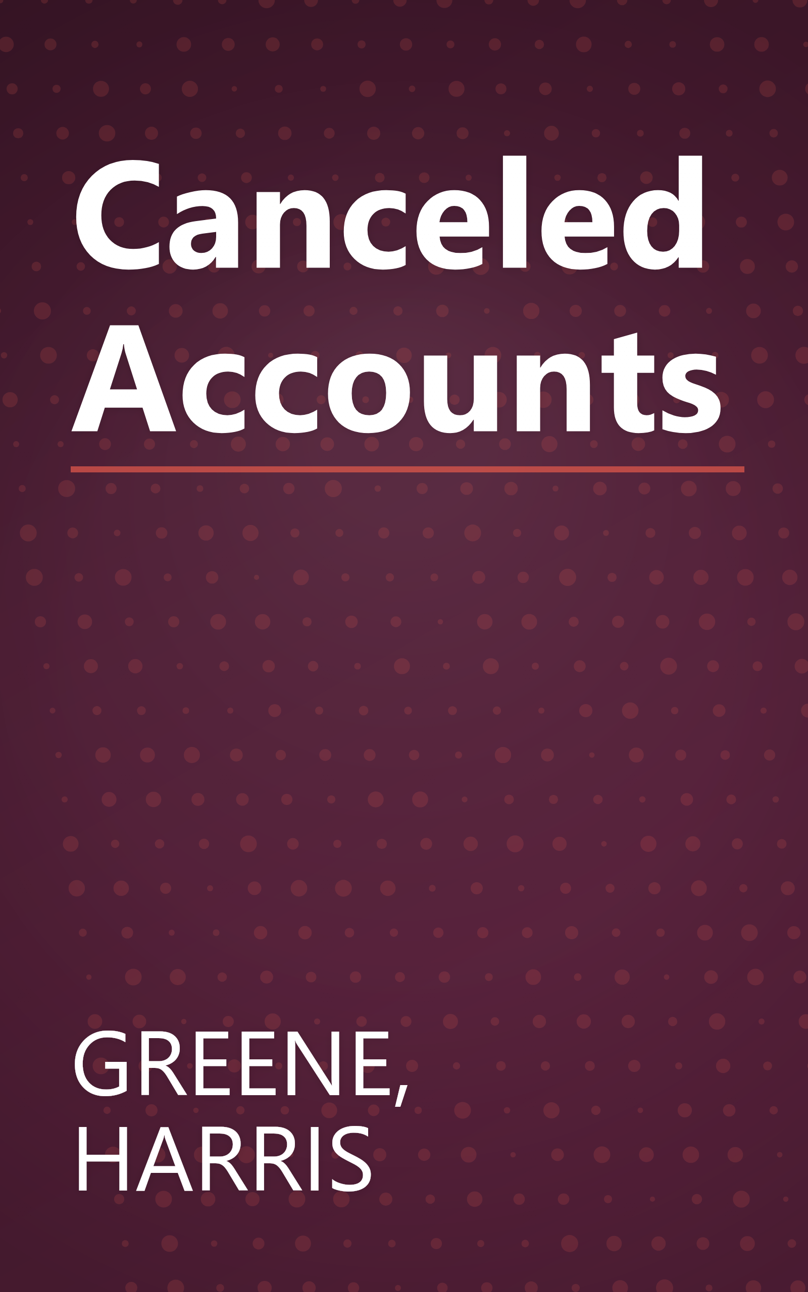 Canceled Accounts book cover