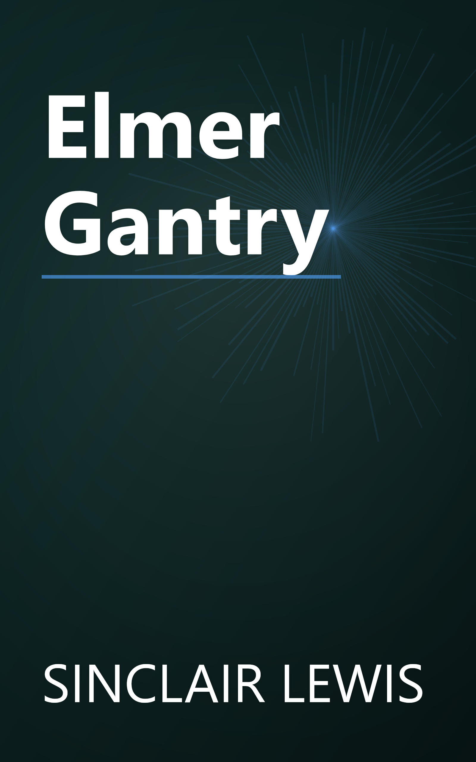 Elmer Gantry book cover