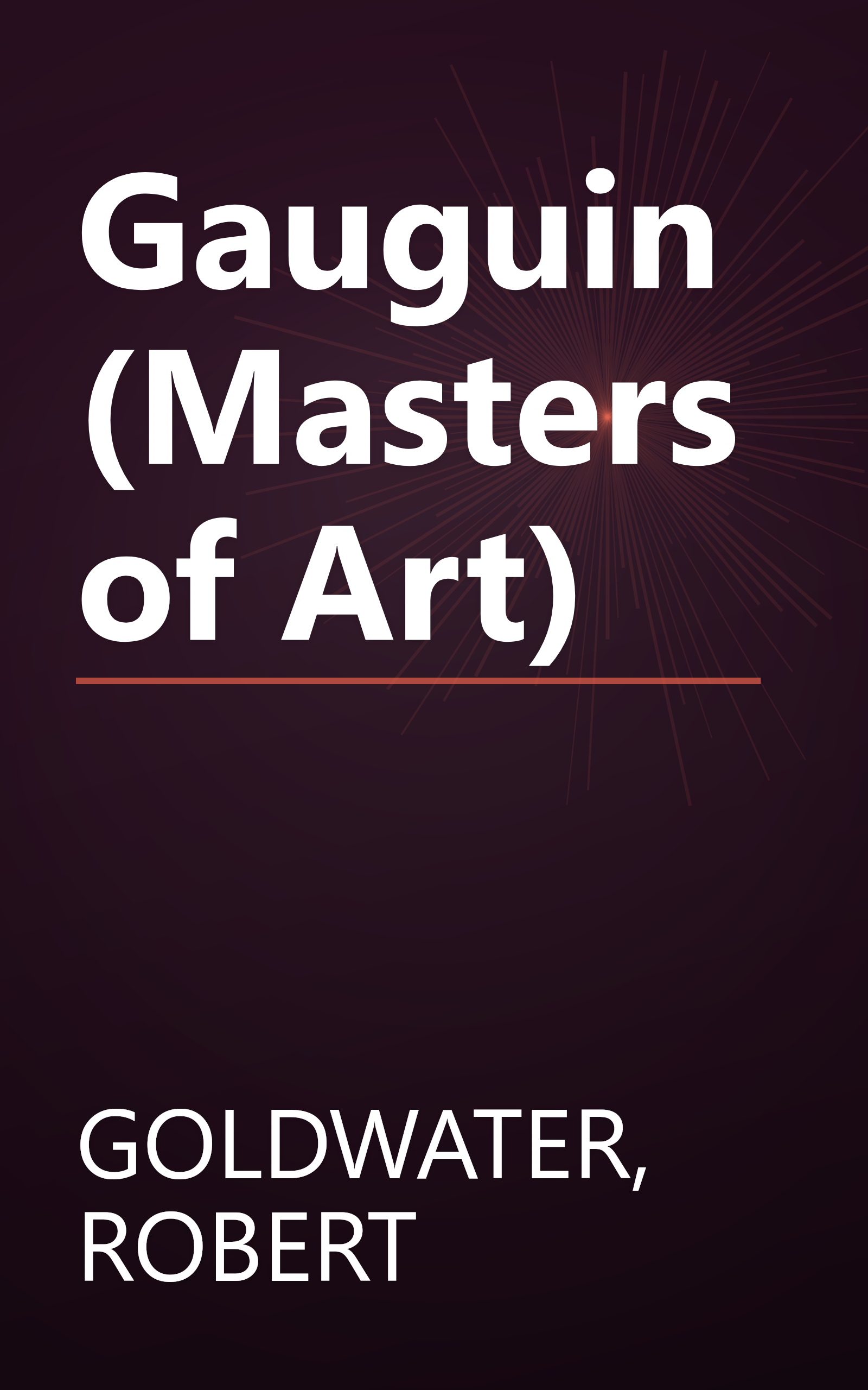 Gauguin (Masters of Art) book cover