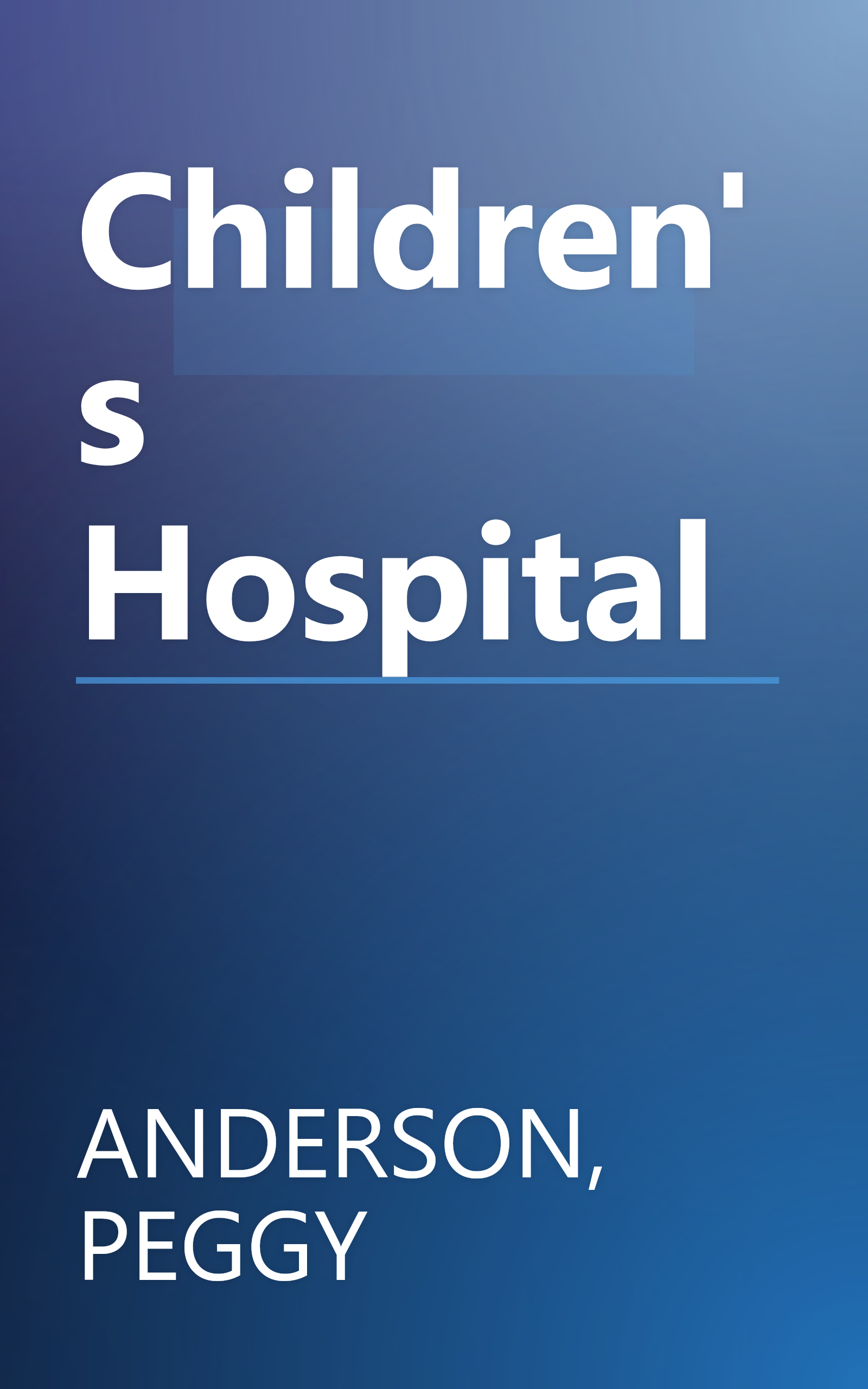 Children's Hospital book cover