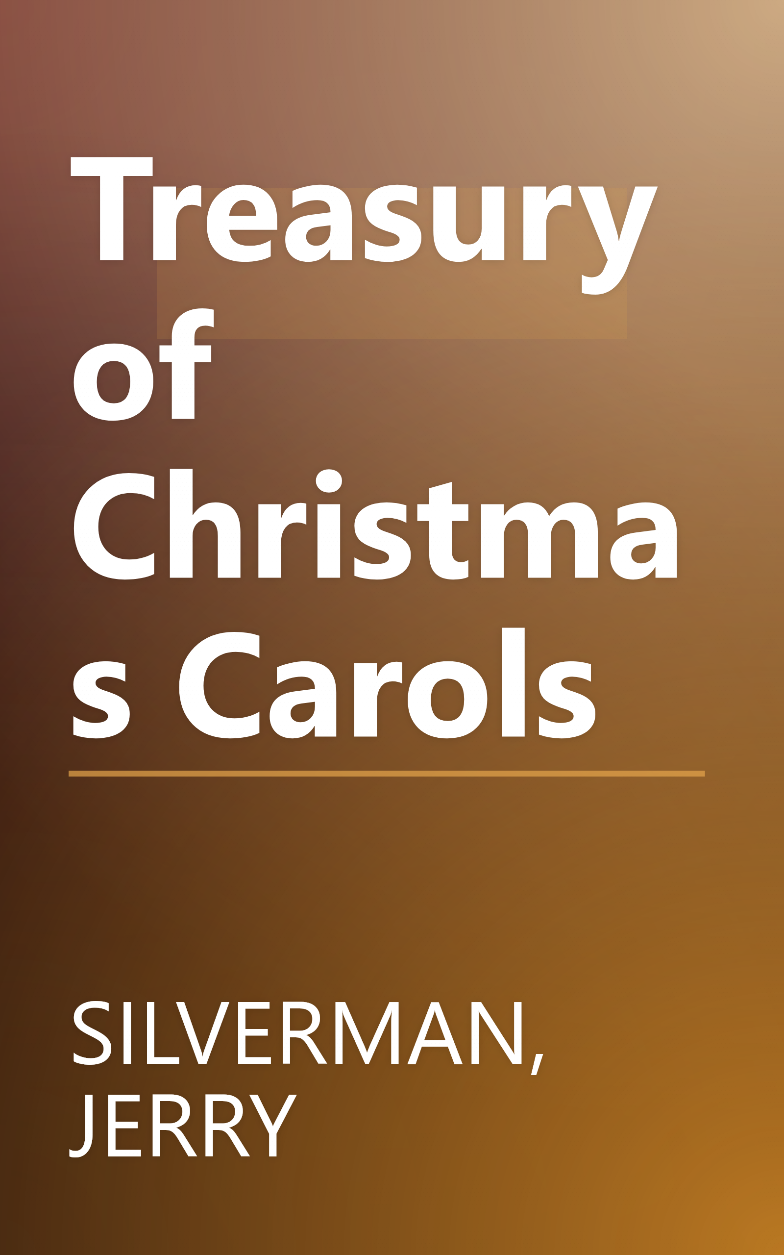 Treasury of Christmas Carols book cover